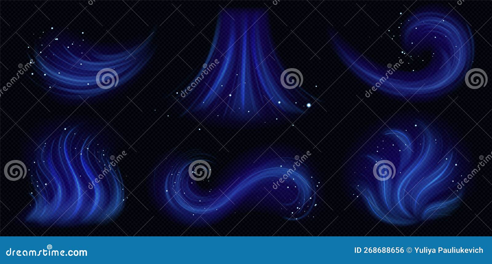Cold Wind Effect, Winter Air Flows Stock Vector - Illustration of ...