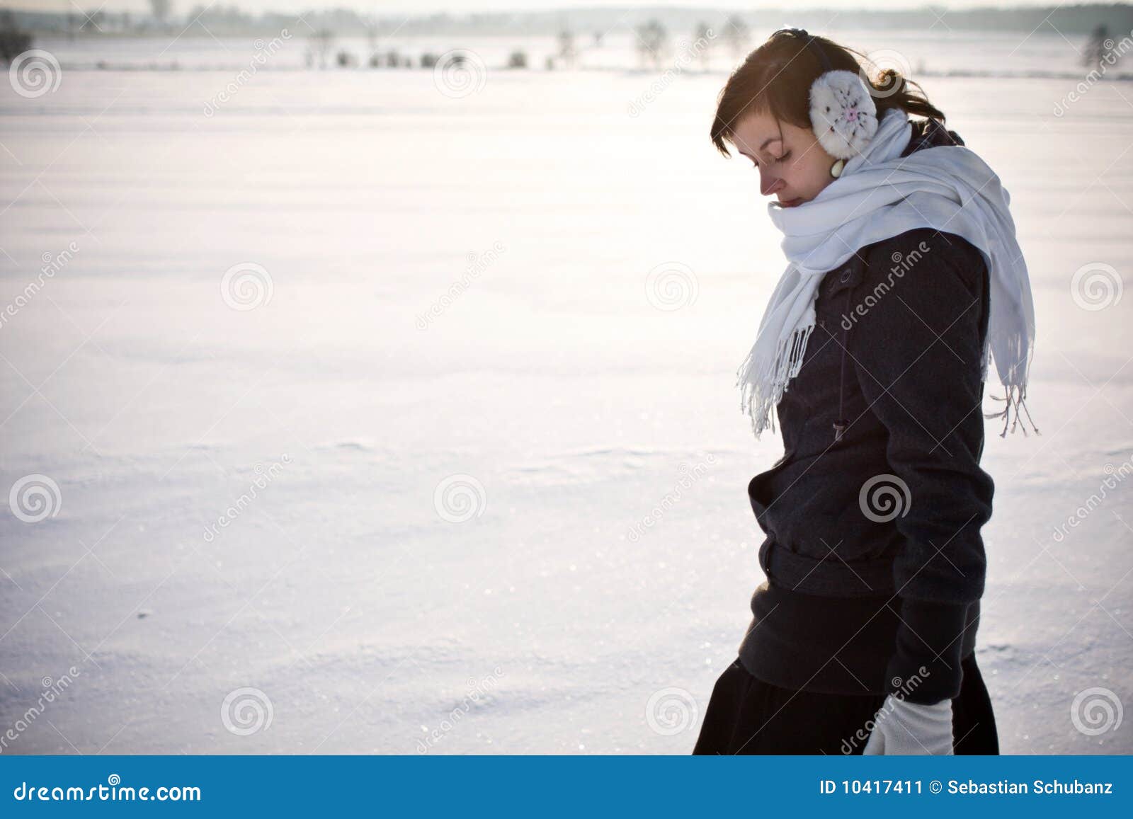Cold winter stock image. Image of snowy, crystal, christmas - 10417411