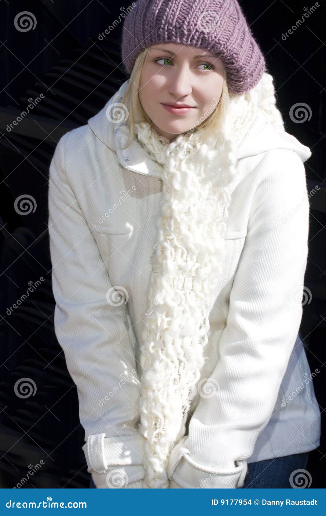 Cold Winter Holiday stock photo. Image of closeup, blonde - 9177954