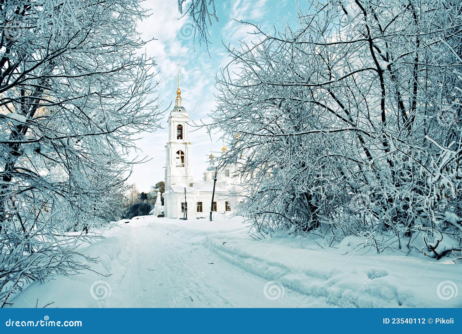 A cold winter morning stock photo. Image of atmosphere - 23540112