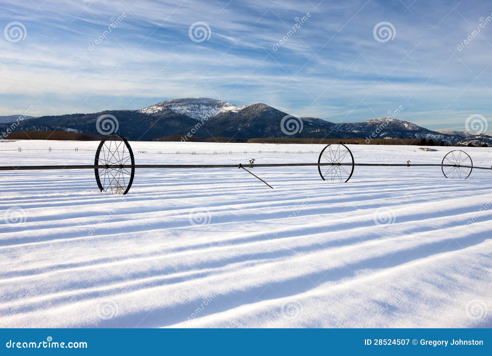 Cold Winter on the Prairie. Stock Image - Image of blue, quiet: 28524507