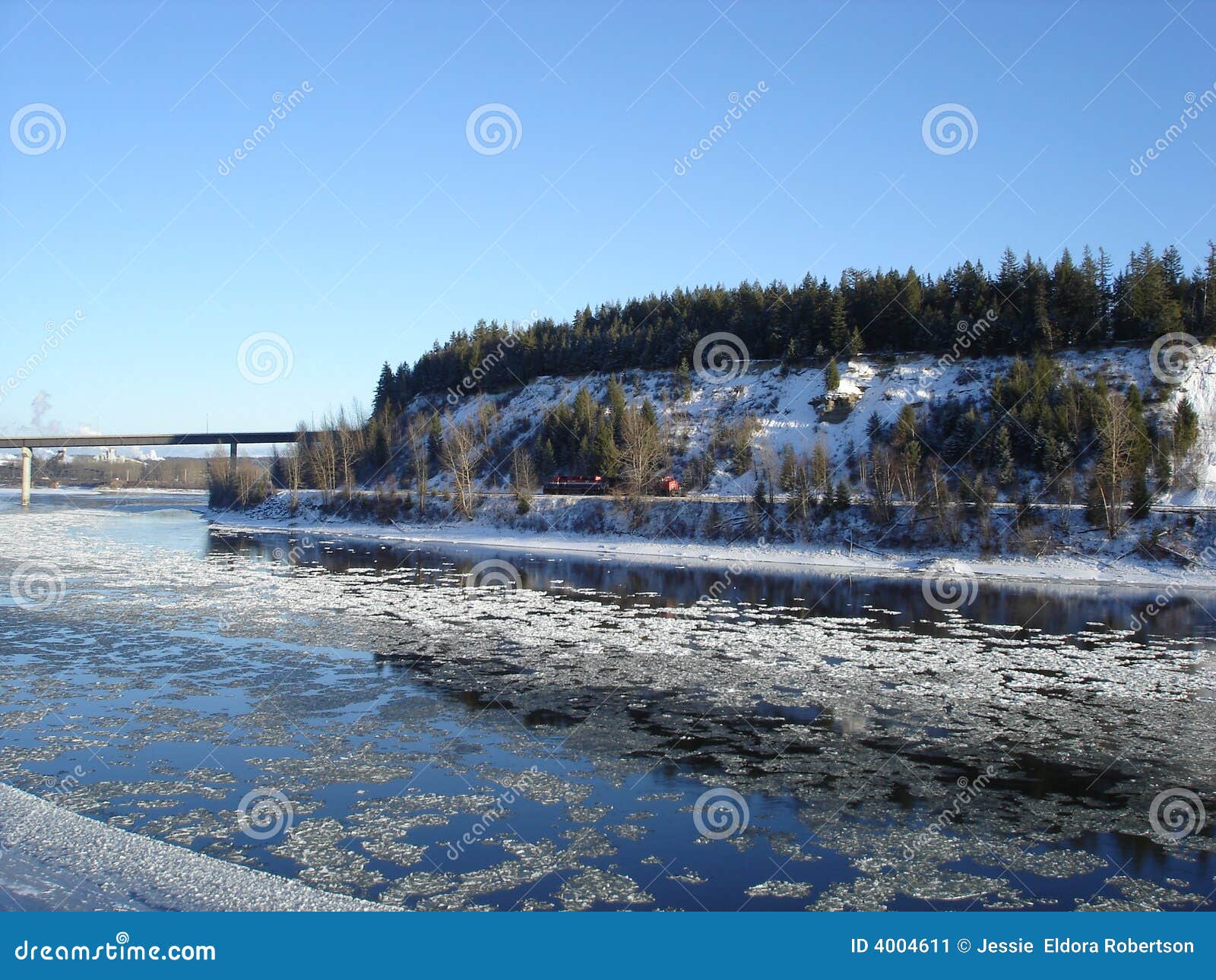 Cold Winter River Picture. Image: 4004611