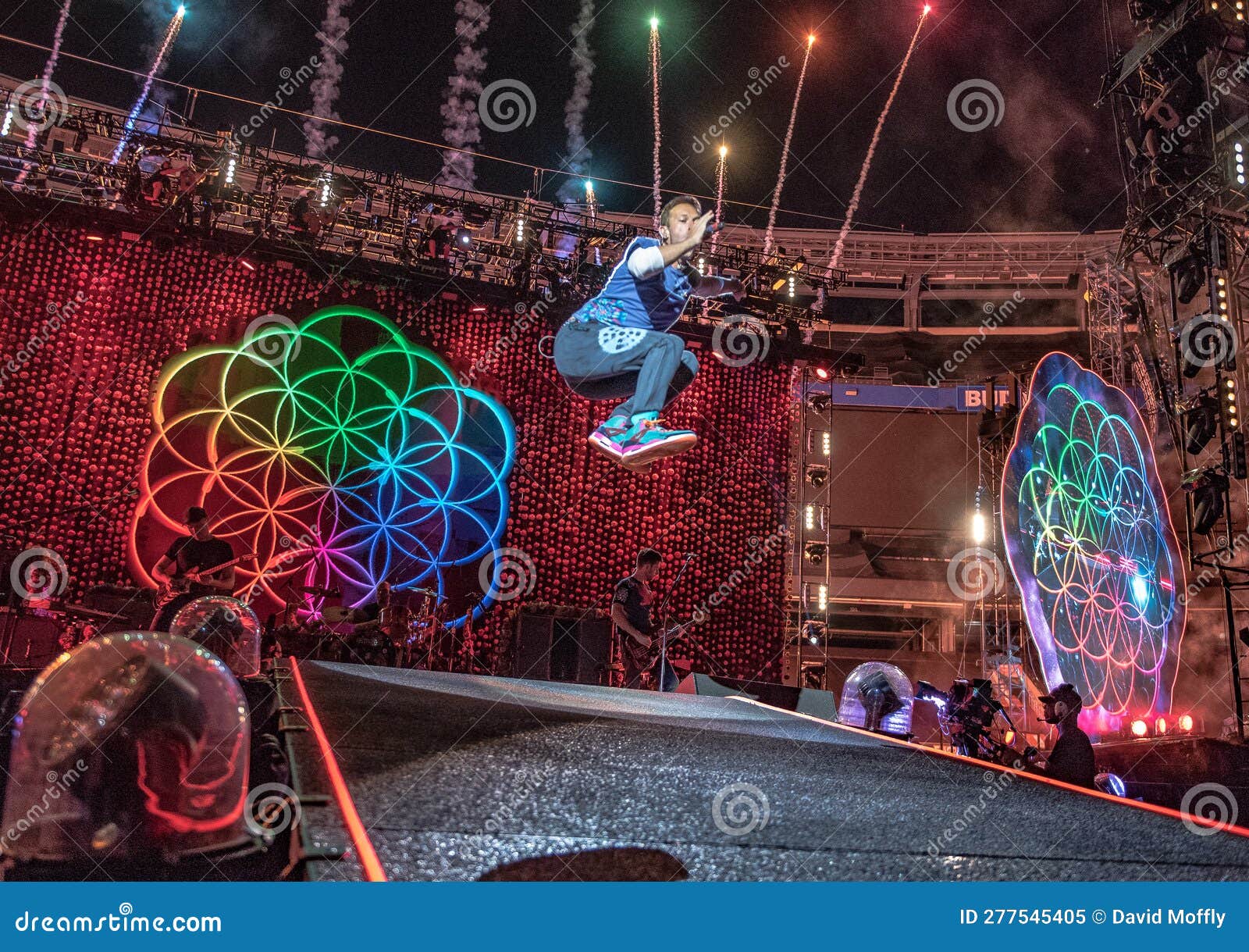 Coldplay in Concert at Hard Rock Stadium in Miami Editorial Image ...