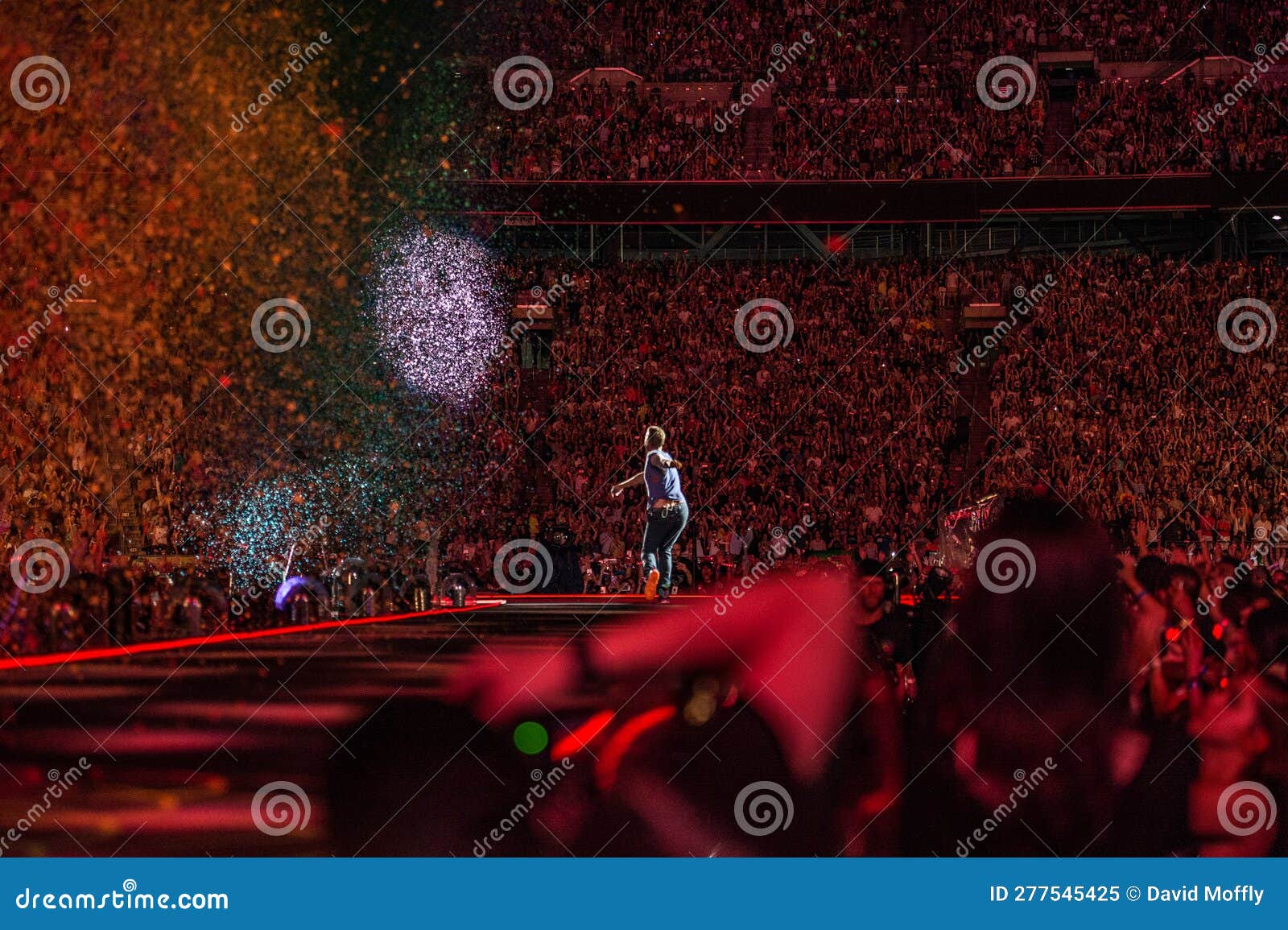 Coldplay in Concert at Hard Rock Stadium in Miami Editorial Image ...