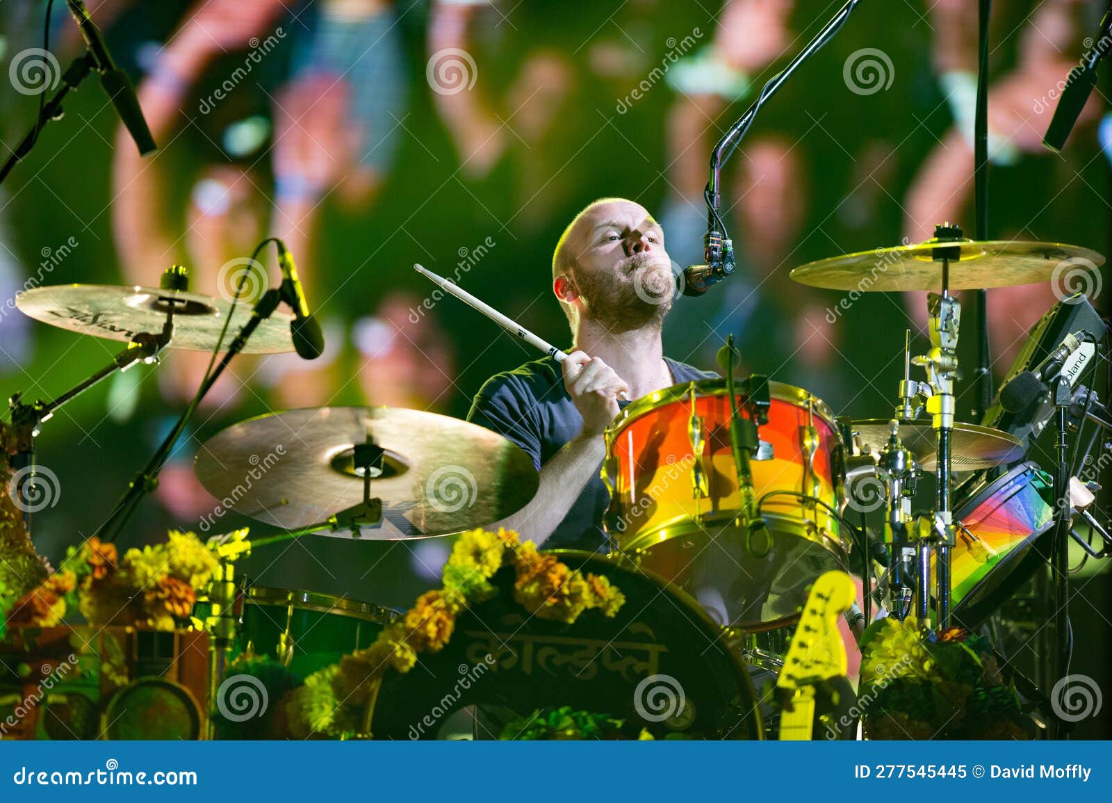 Coldplay in Concert at Hard Rock Stadium in Miami Editorial Image ...