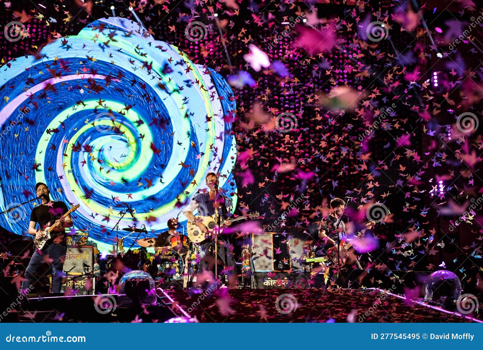 Coldplay in Concert at Hard Rock Stadium in Miami Editorial Image ...