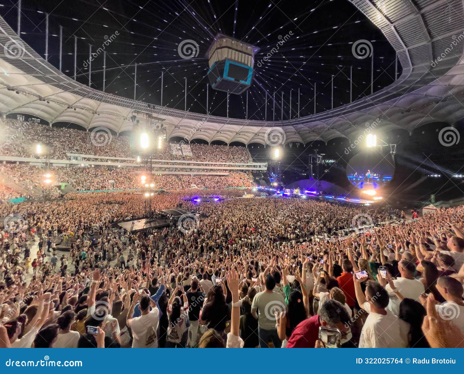 Coldplay at National Arena Stadium, Bucharest, 12 June 2024 Editorial ...