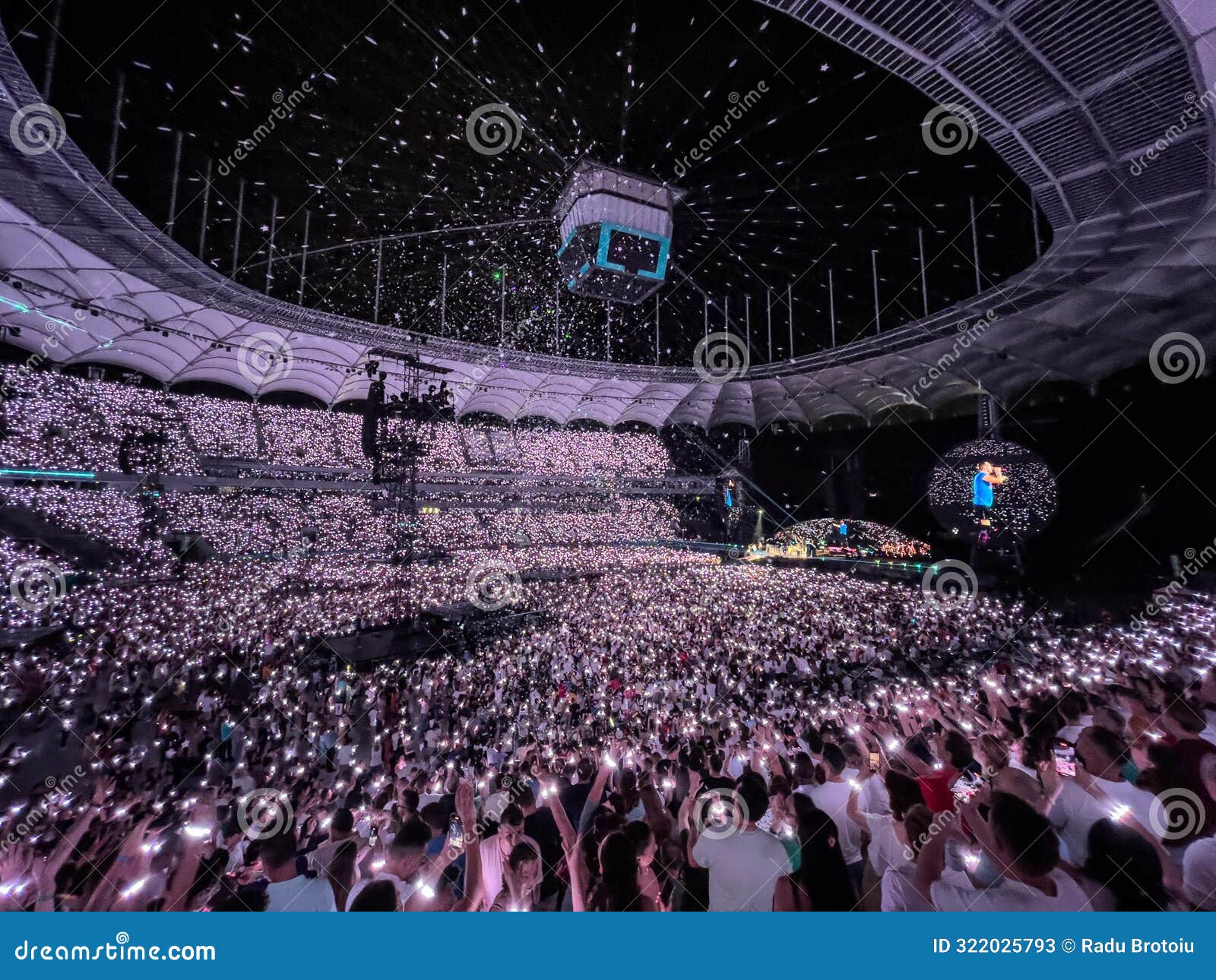 Coldplay at National Arena Stadium, Bucharest, 12 June 2024 Editorial ...