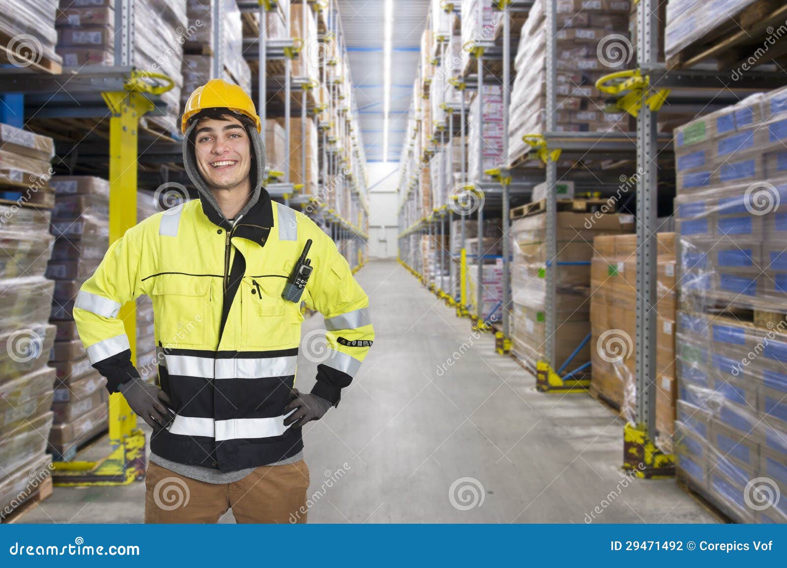 Coldstore worker stock photo. Image of protection, cbradio - 29471492