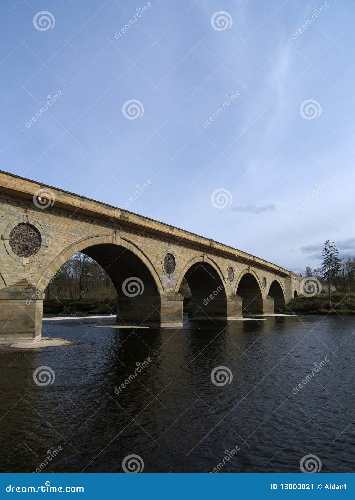 Coldstream Bridge, Borders, Scotland Stock Image - Image of tweed ...