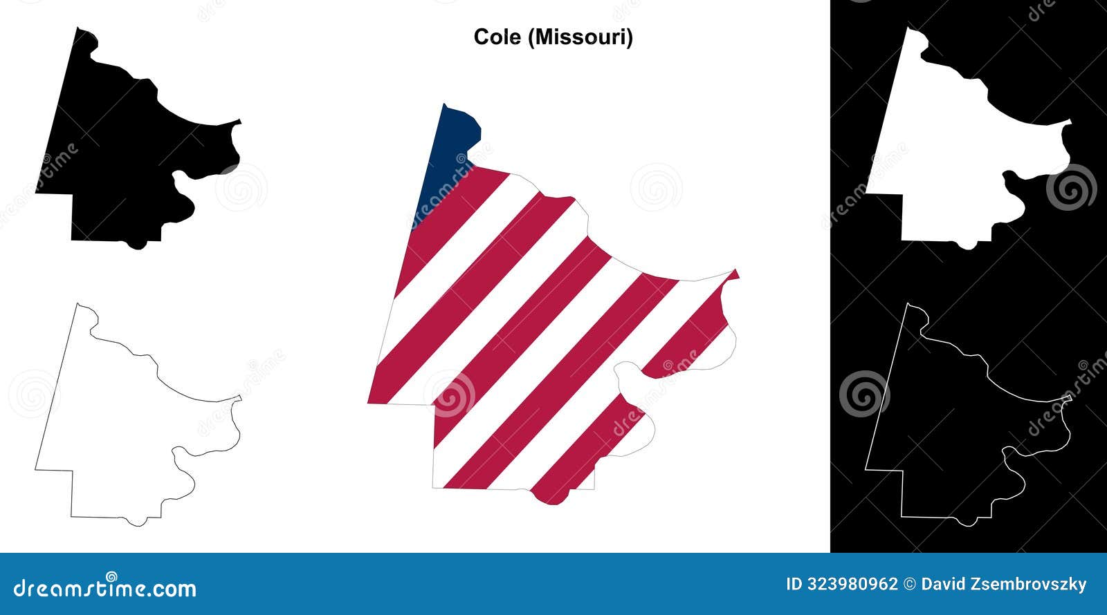 Cole outline map stock illustration. Illustration of detailed - 323980962