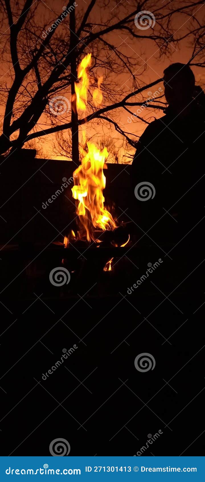 Cole sunset fire stock image. Image of darkness, flame - 271301413