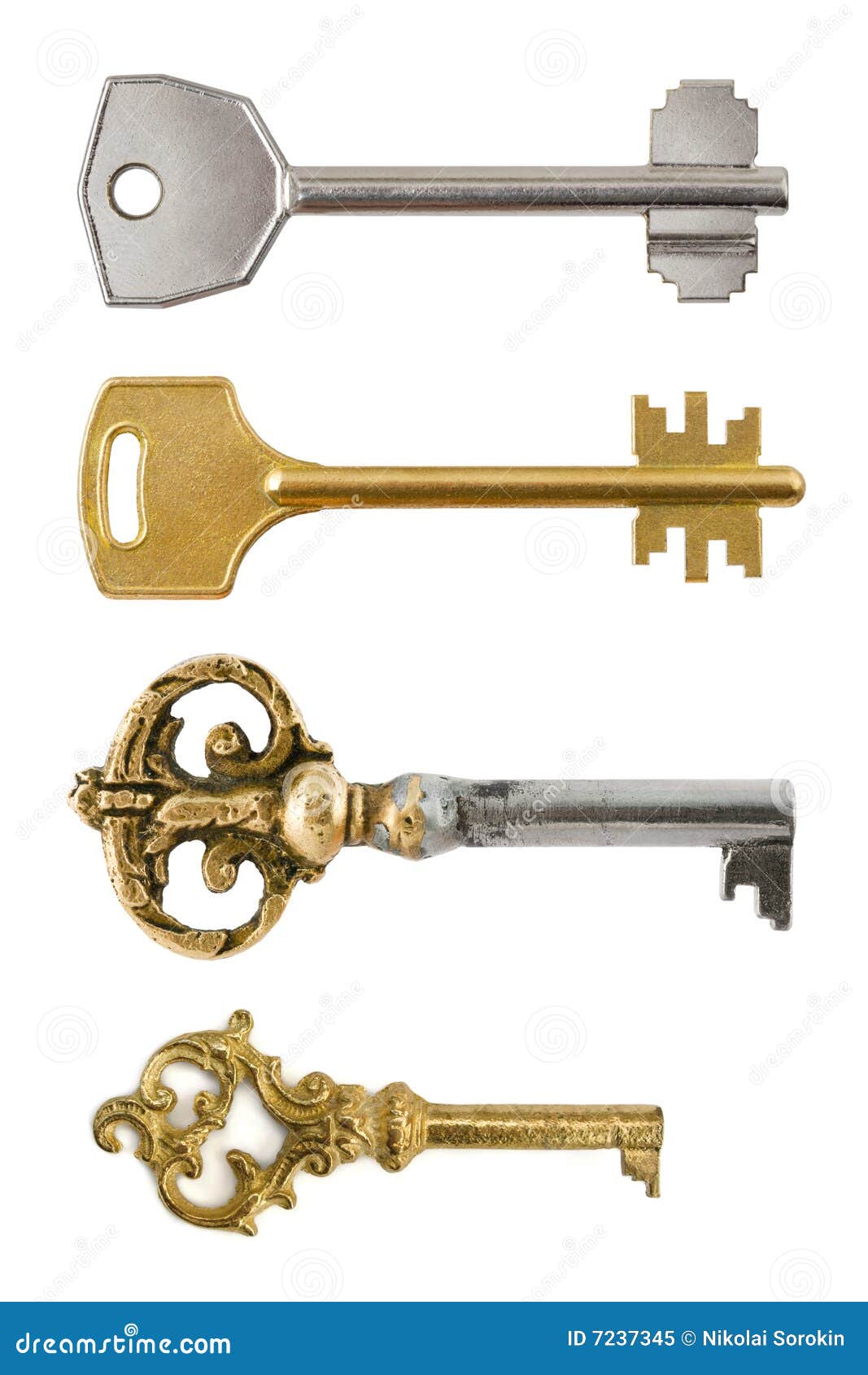 Colección de claves retros imagen de archivo. Imagen de casero - 7237345
