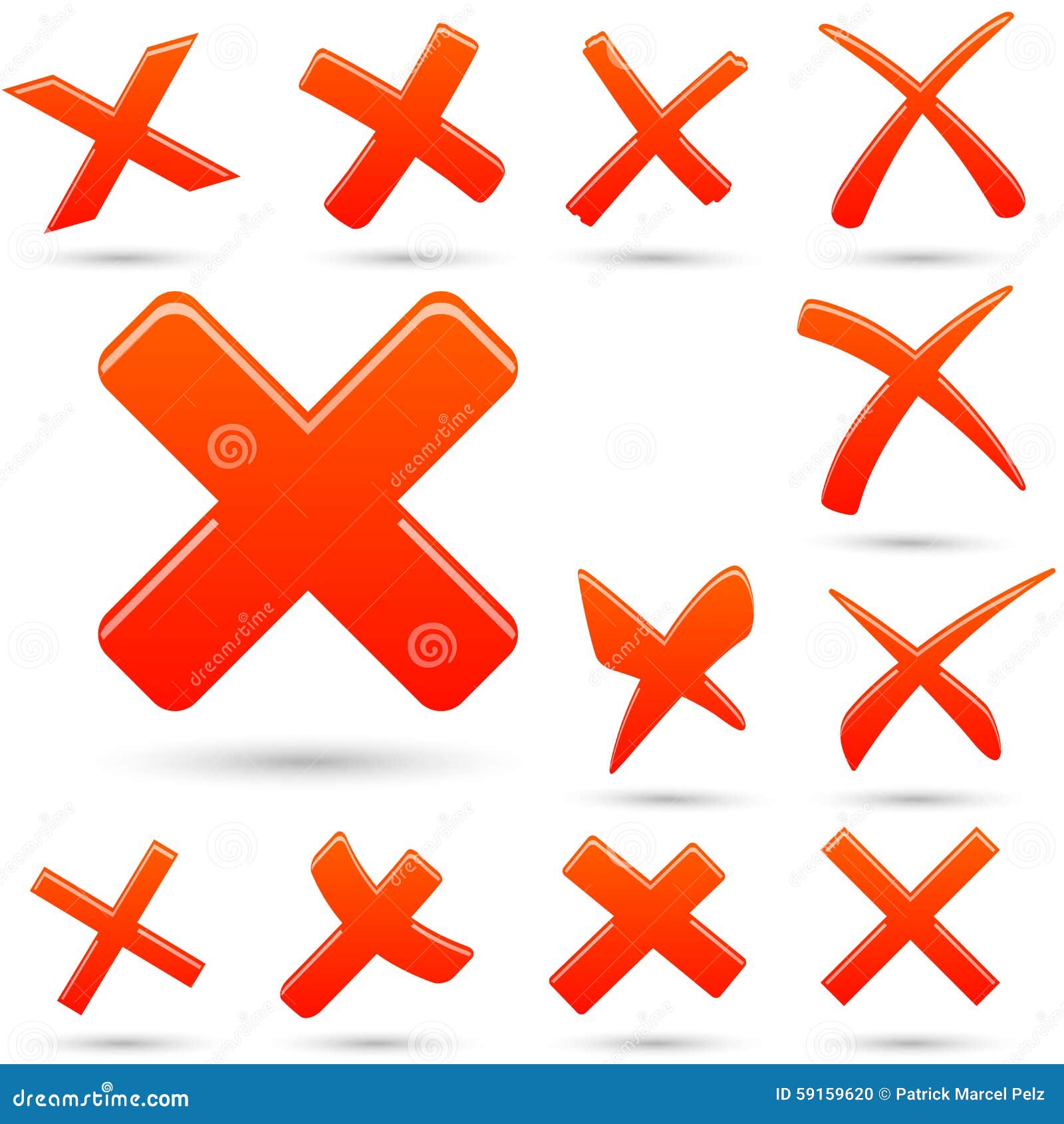 Colección de la Cruz Roja ilustración del vector. Ilustración de ...