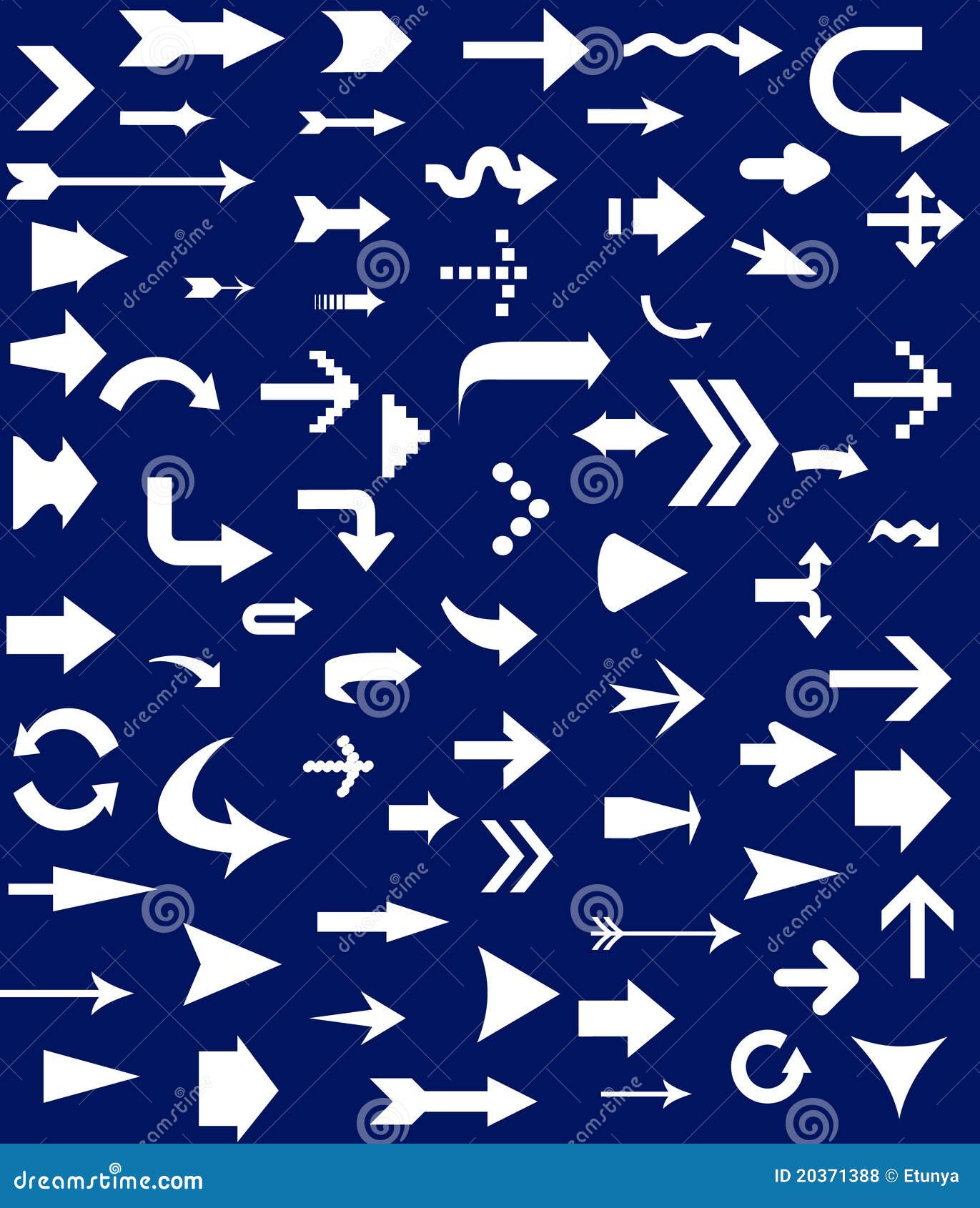 Colección de las flechas ilustración del vector. Ilustración de ...