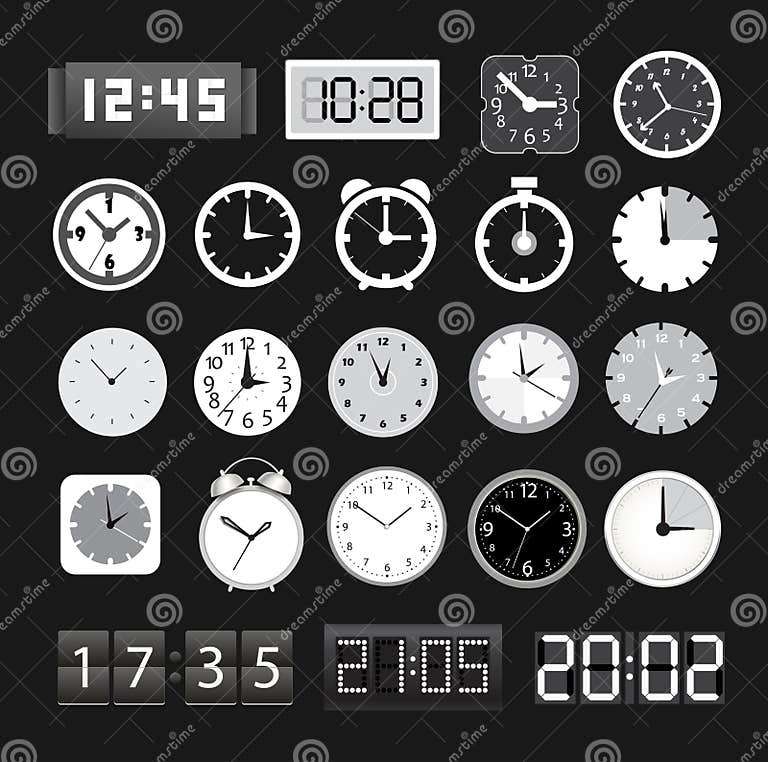 Colección de ?locks ilustración del vector. Ilustración de anillo ...