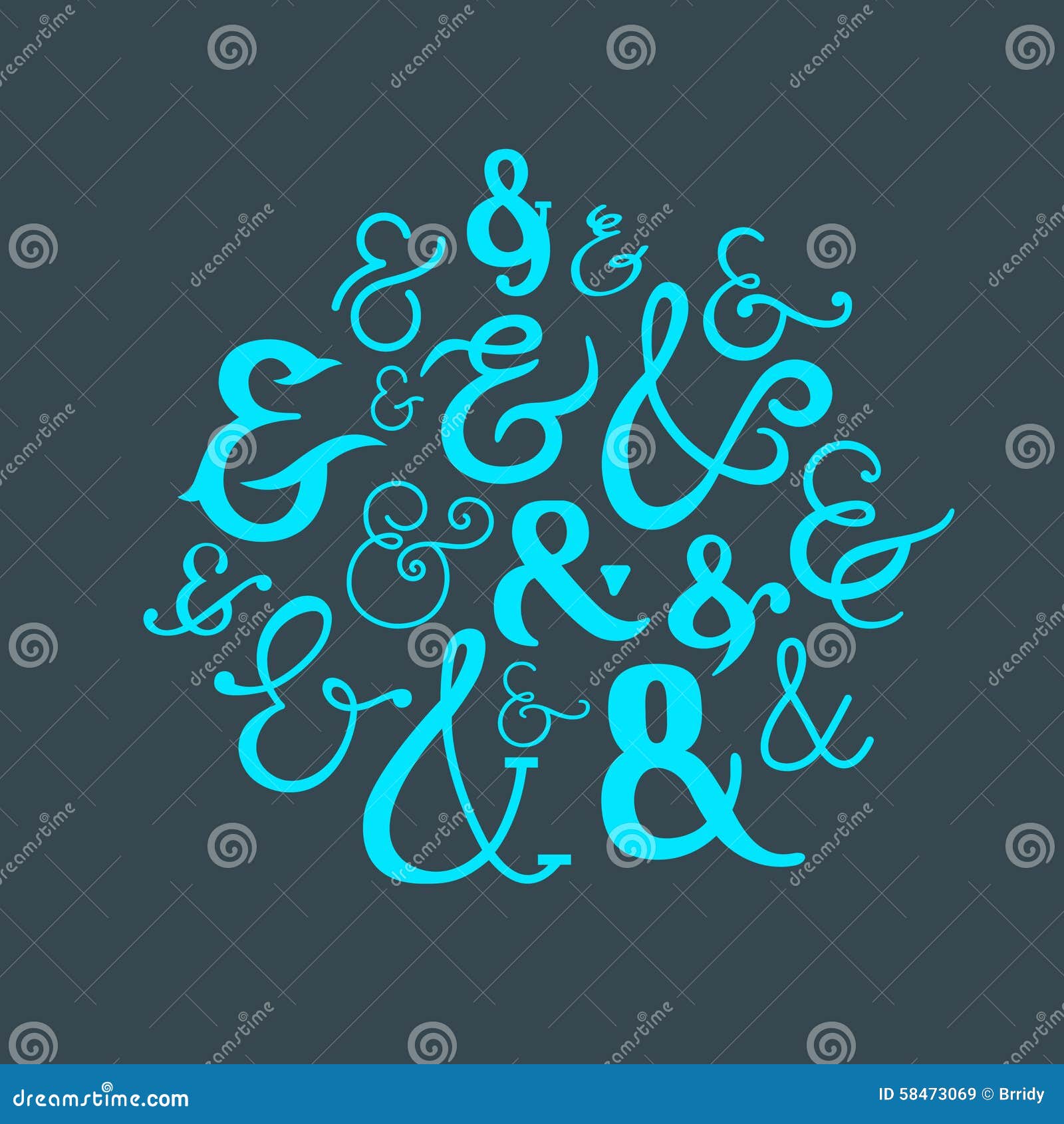 Colección De Los Logograms Del Vector Ilustración del Vector ...