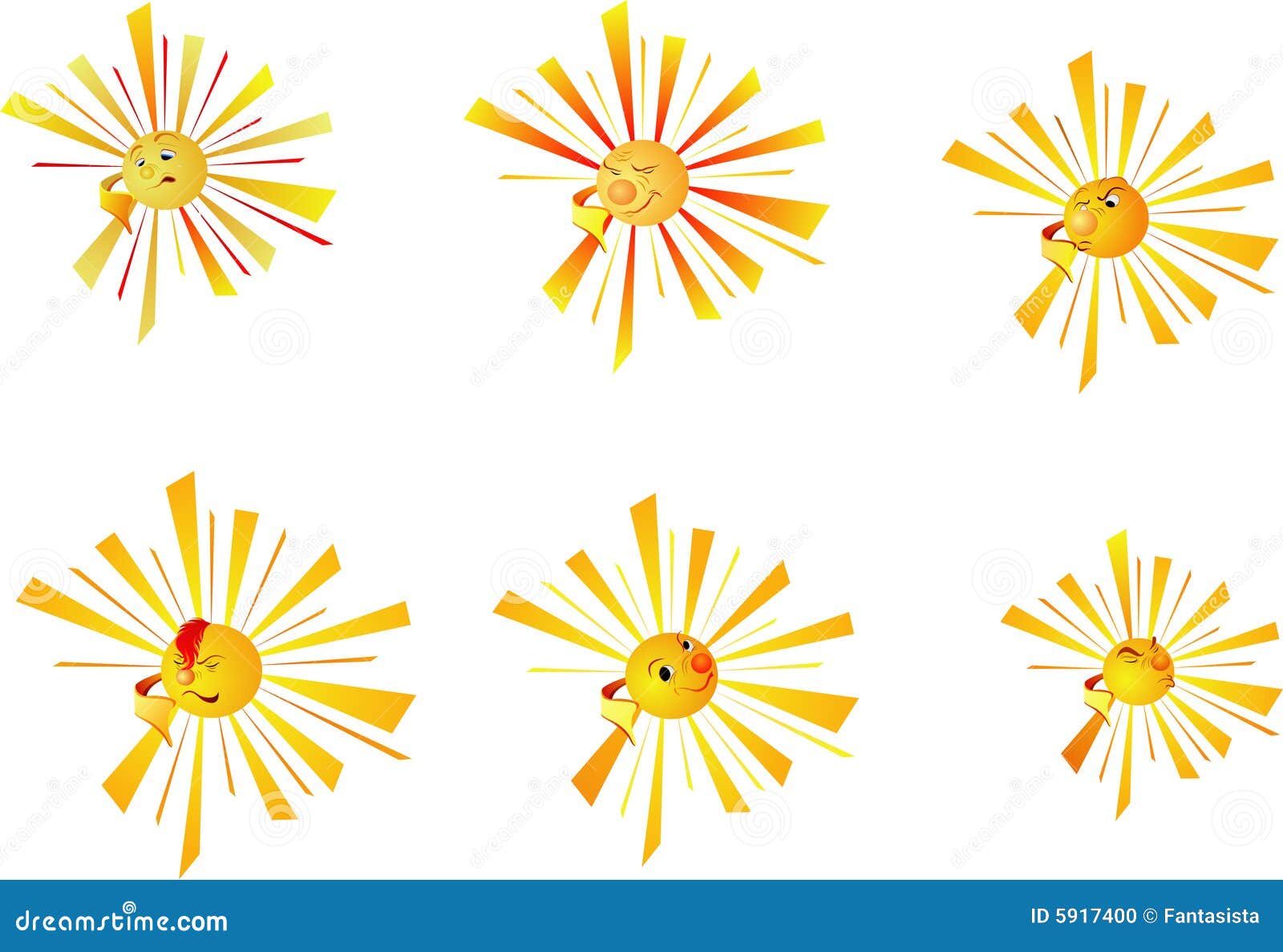 Colección del sol. Vector. ilustración del vector. Ilustración de ...