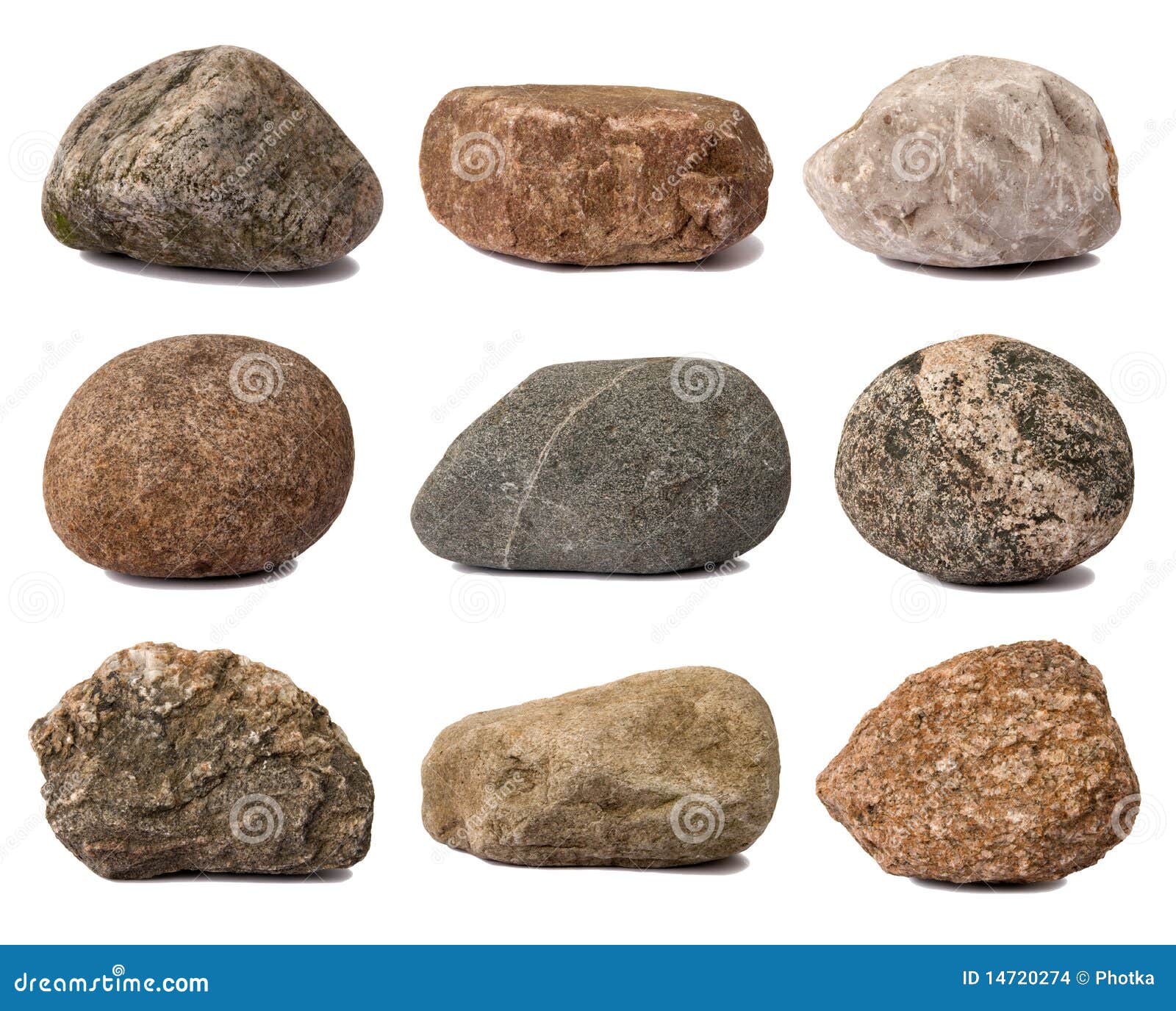 Colección De Rocas Imagenes de archivo - Imagen: 14720274
