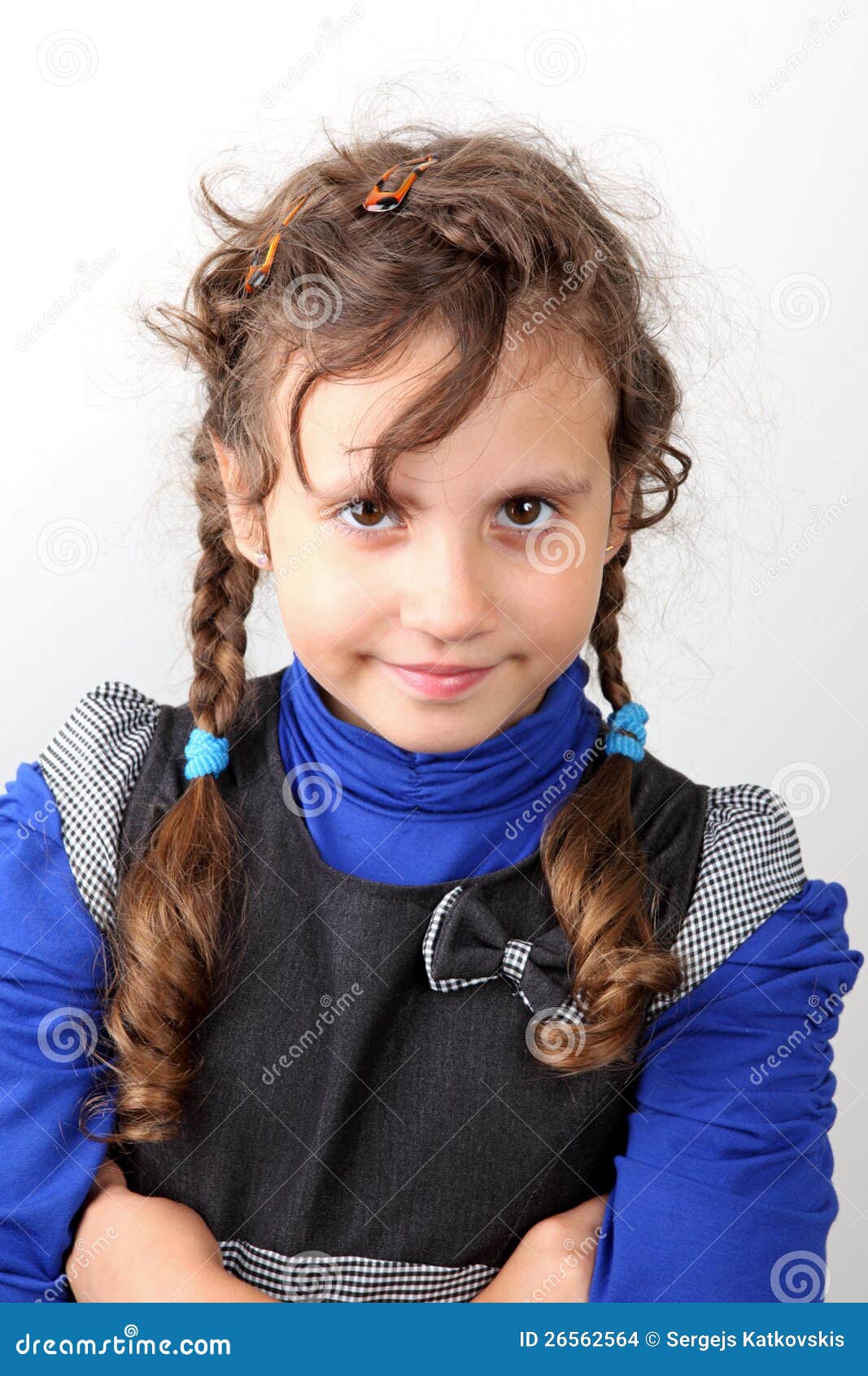 Colegiala foto de archivo. Imagen de retrato, muchachas - 26562564