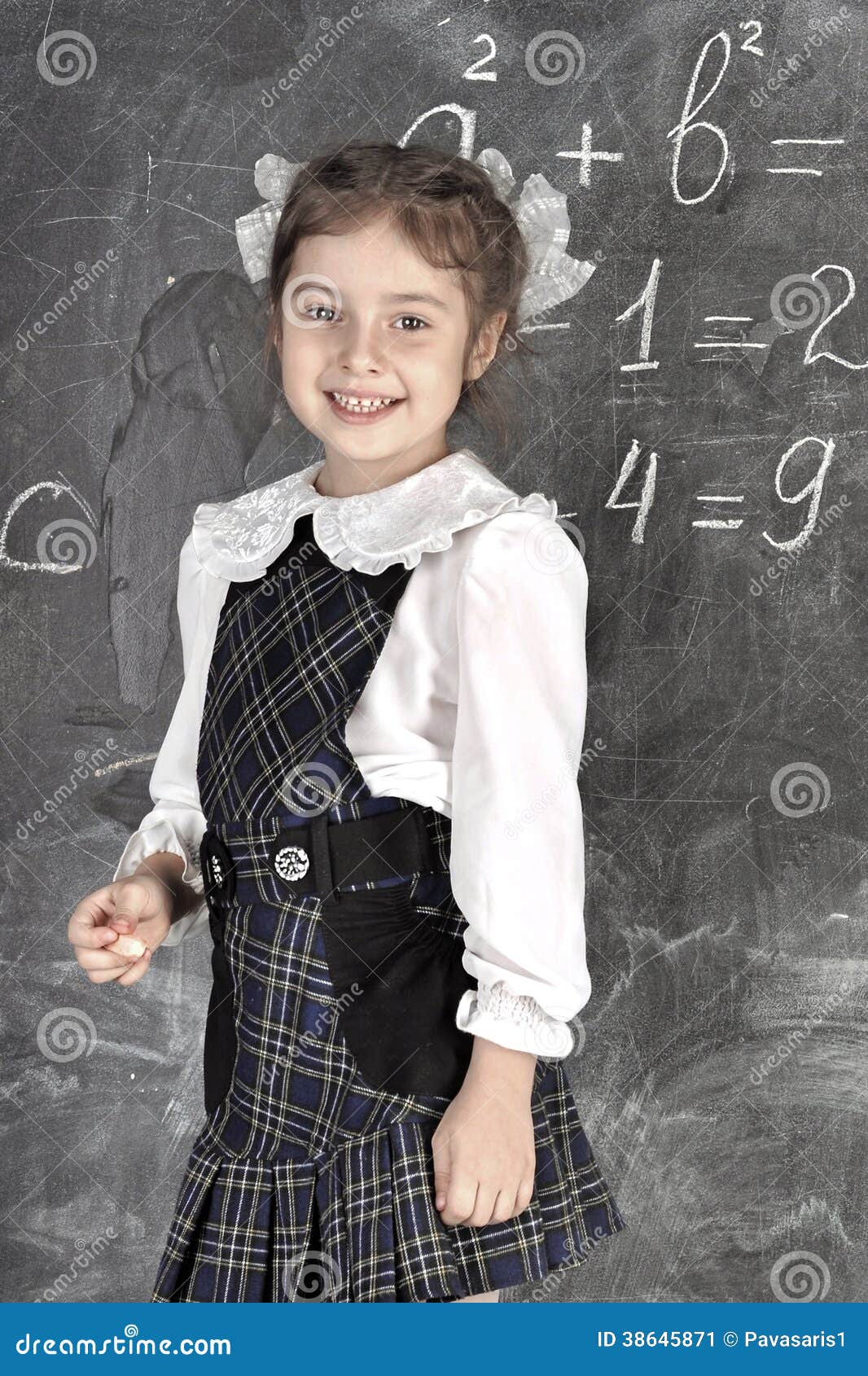 Colegiala imagen de archivo. Imagen de tejido, trenzas - 38645871