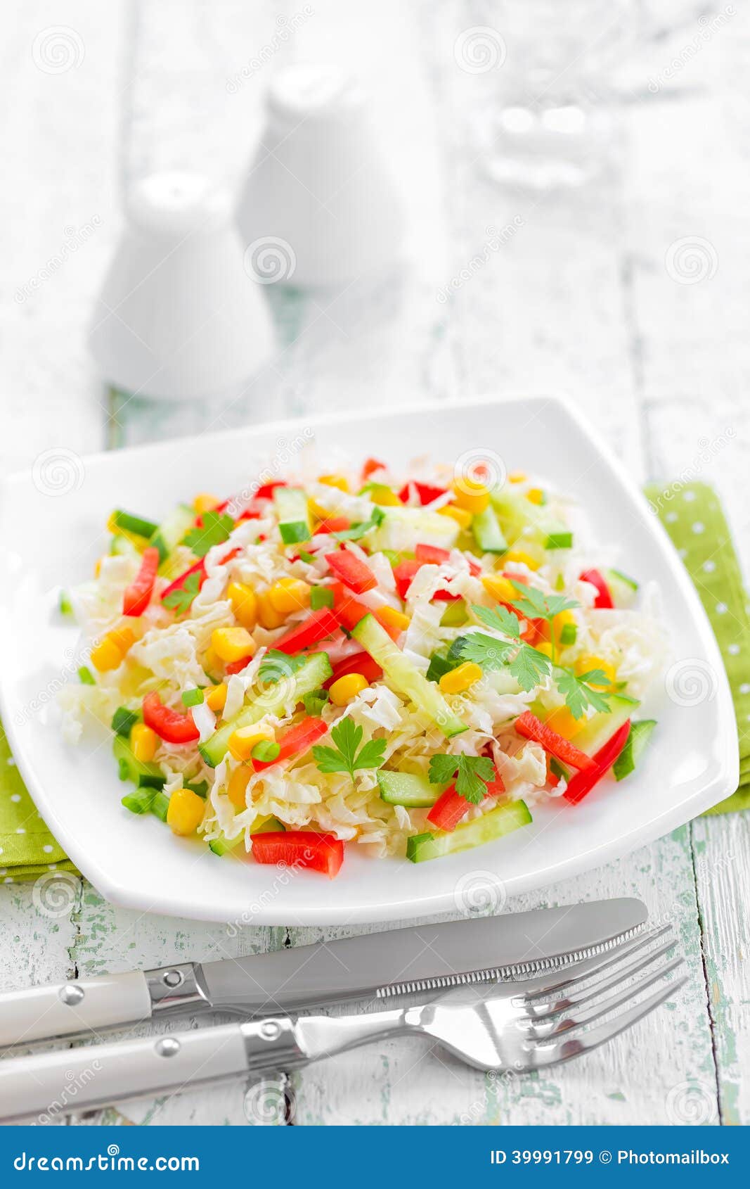 Coleslaw stock image. Image of cucumber, breakfast, meal - 39991799