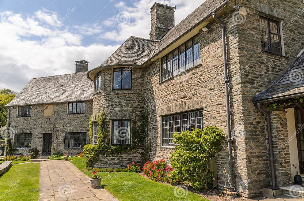 Coleton Fishacre House in Devon Stock Image - Image of national ...