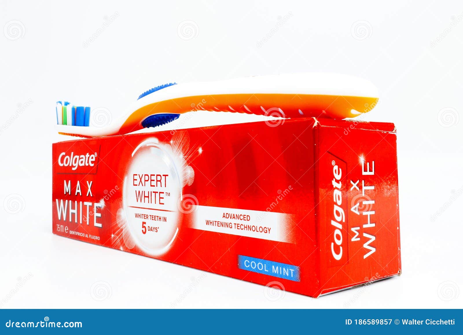 Colgate Max White Toothpaste Produced by Colgate-Palmolive Editorial ...
