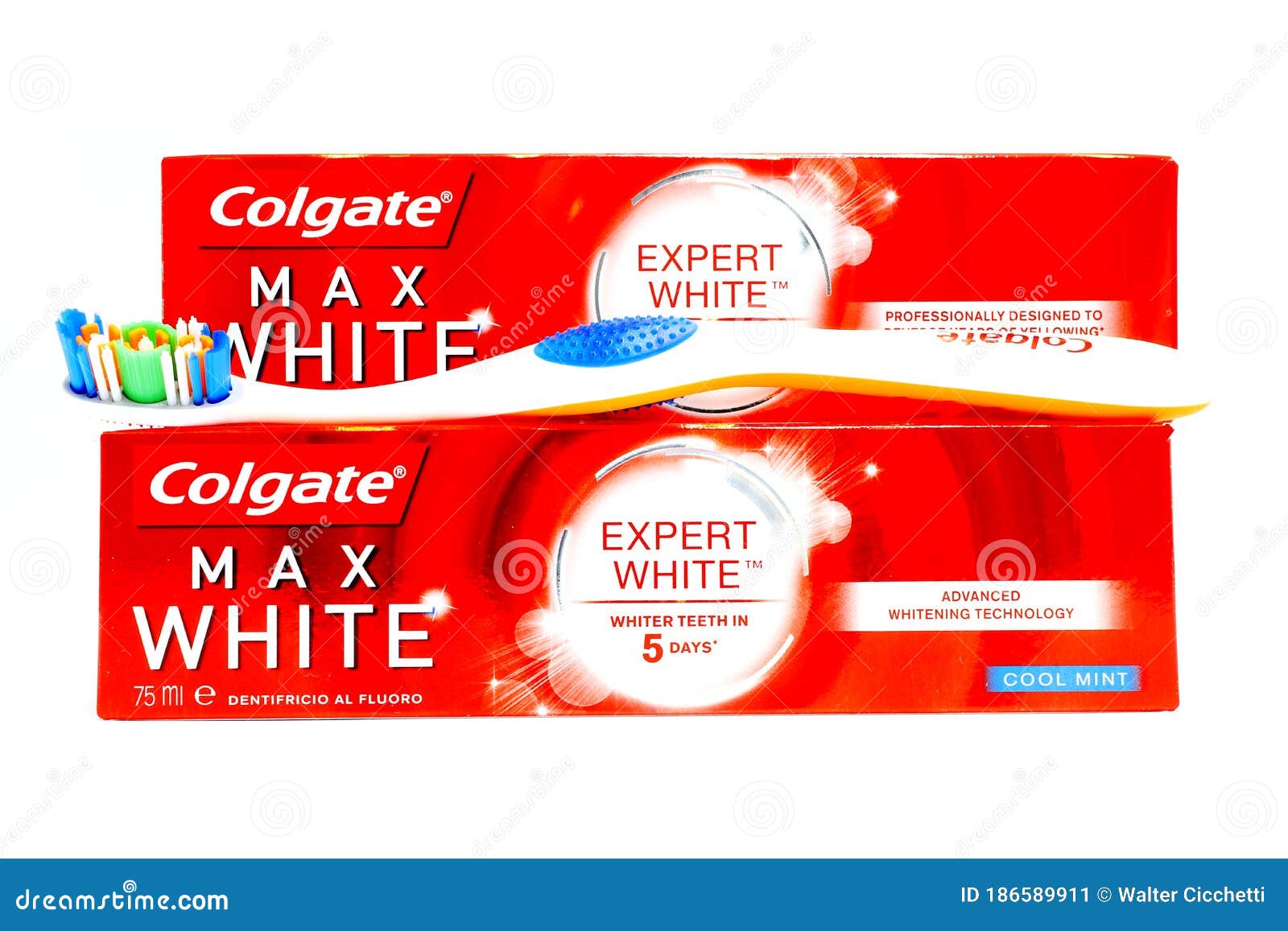 Colgate Max White Toothpaste Produced by Colgate-Palmolive Editorial ...