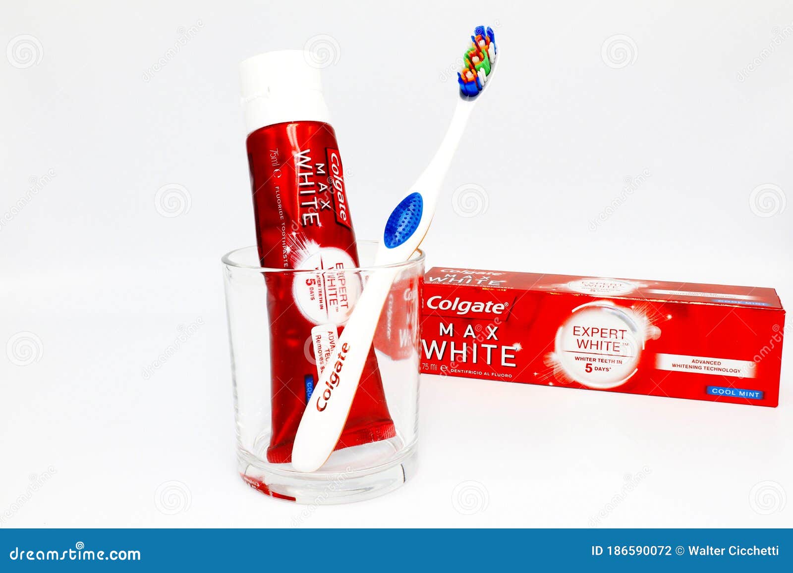 Colgate Max White Toothpaste Produced by Colgate-Palmolive Editorial ...