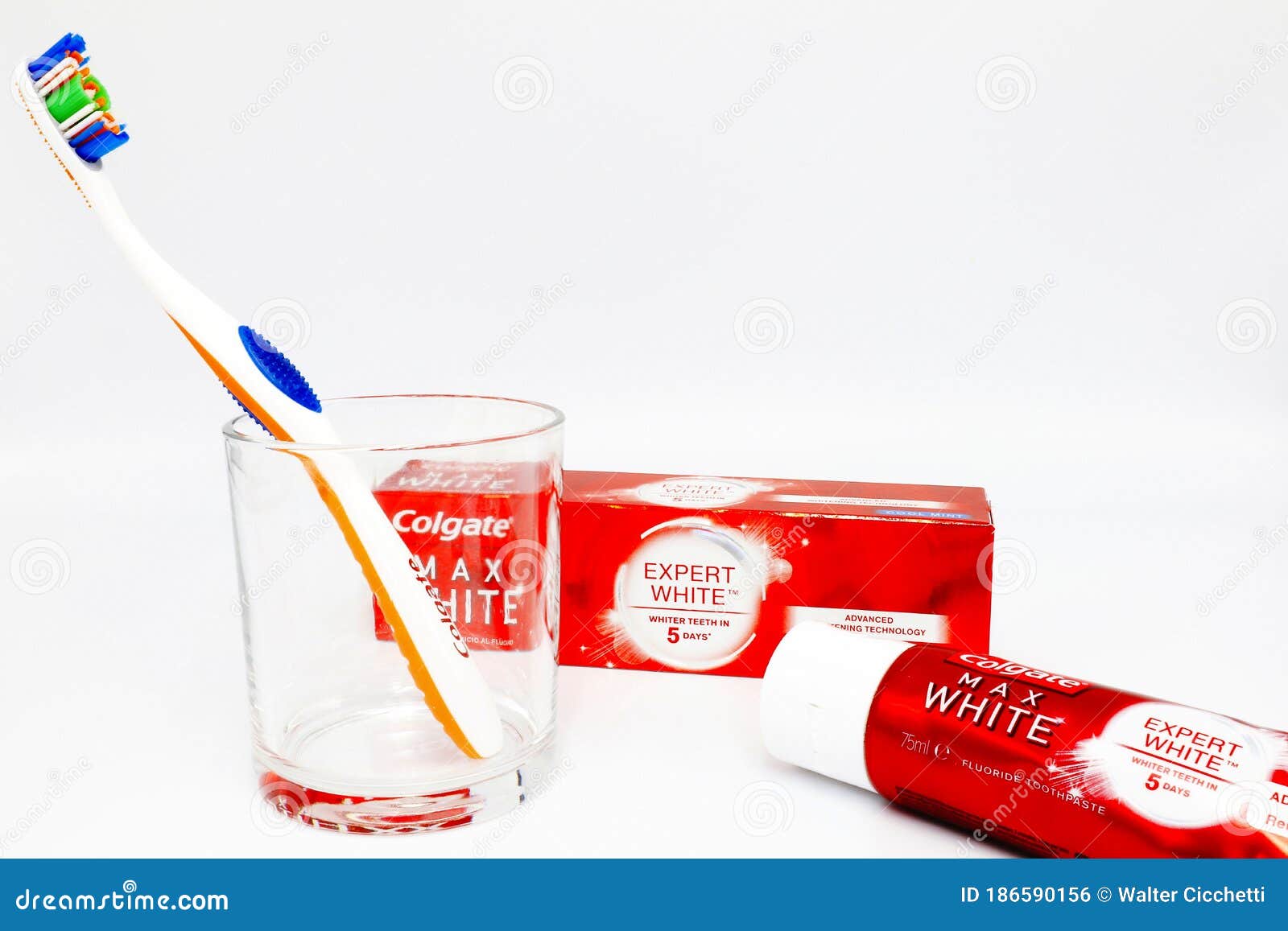 Colgate Max White Toothpaste Produced By Colgate-Palmolive Editorial ...