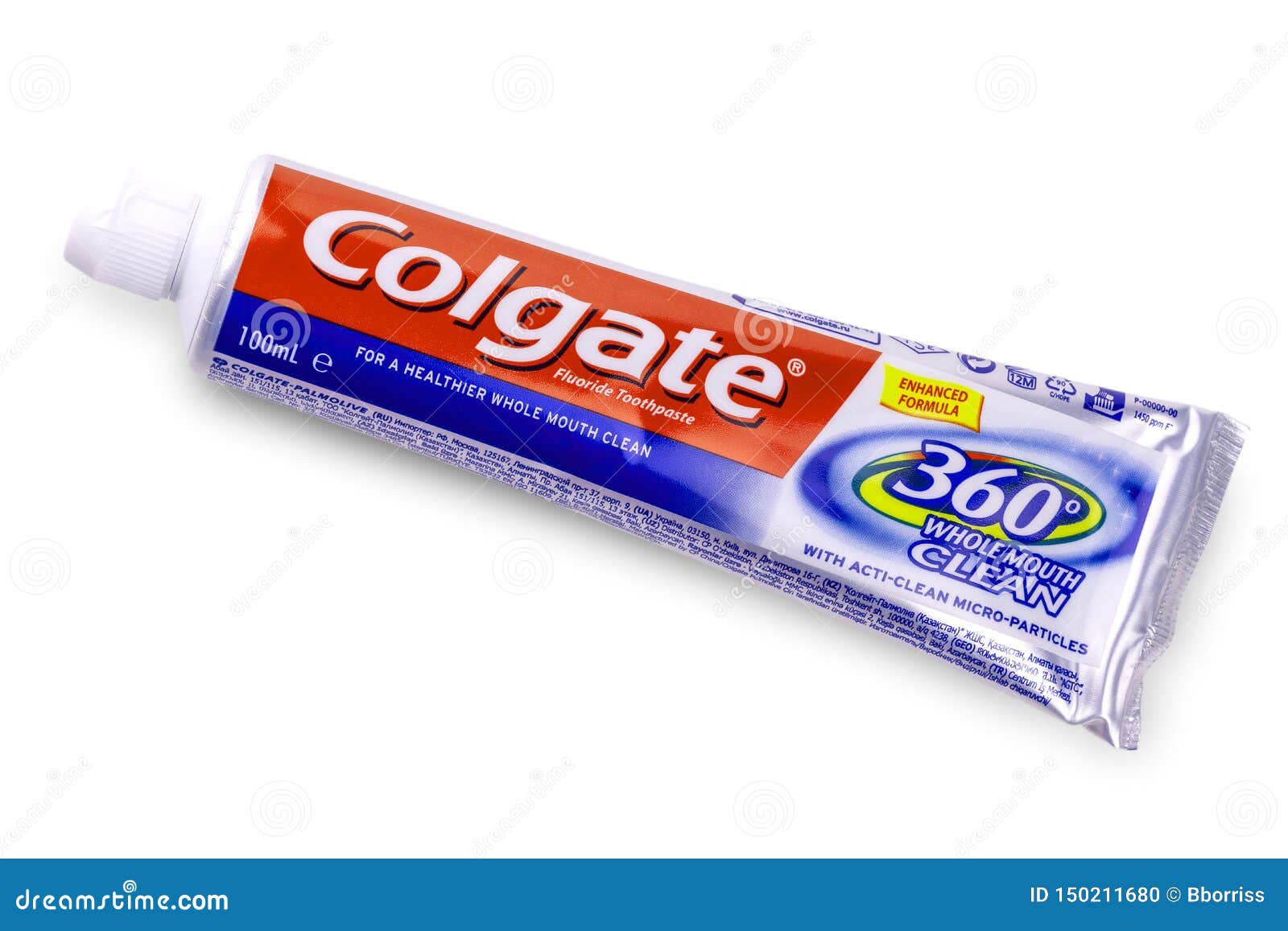 The Colgate Tooth Paste on White Editorial Image - Image of mouth ...