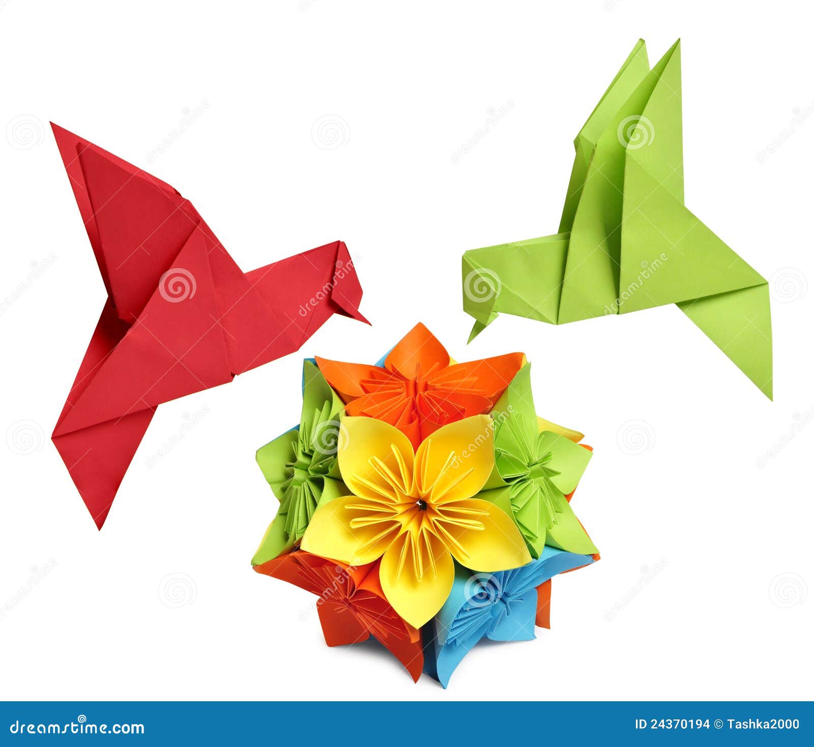 Colibri de Origami foto de stock. Imagem de conceito - 24370194