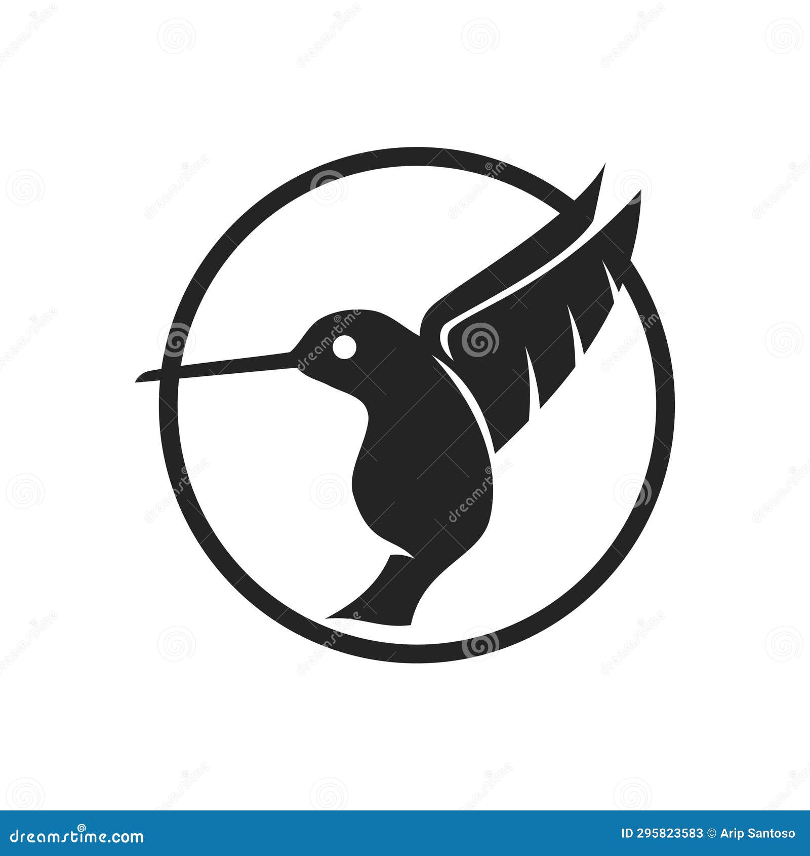 Colibri Logo Template Isolated. Brand Identity. Icon Abstract Vector ...