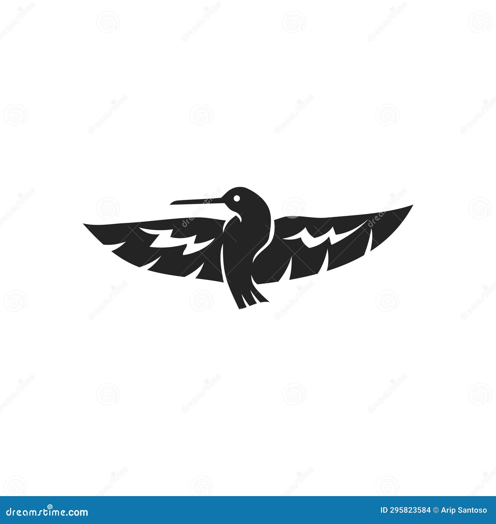 Colibri Logo Template Isolated. Brand Identity. Icon Abstract Vector ...