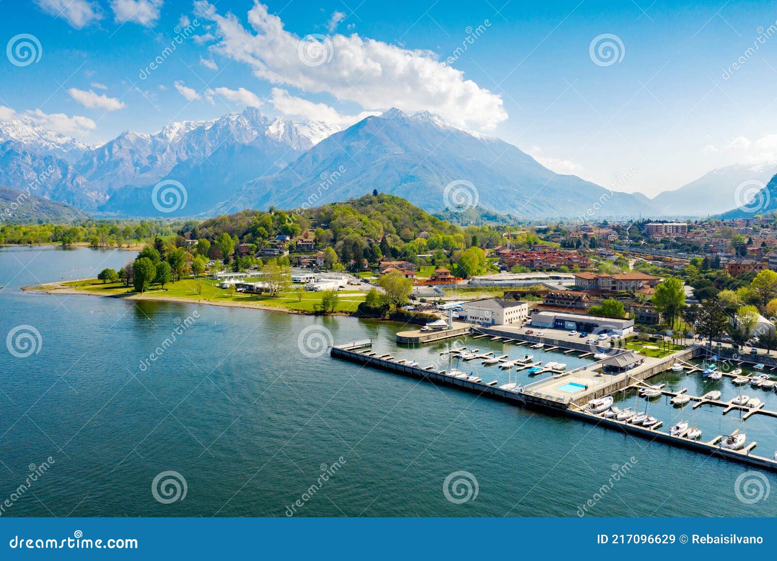 Colico, Como Lake, Italy editorial stock image. Image of passengers ...