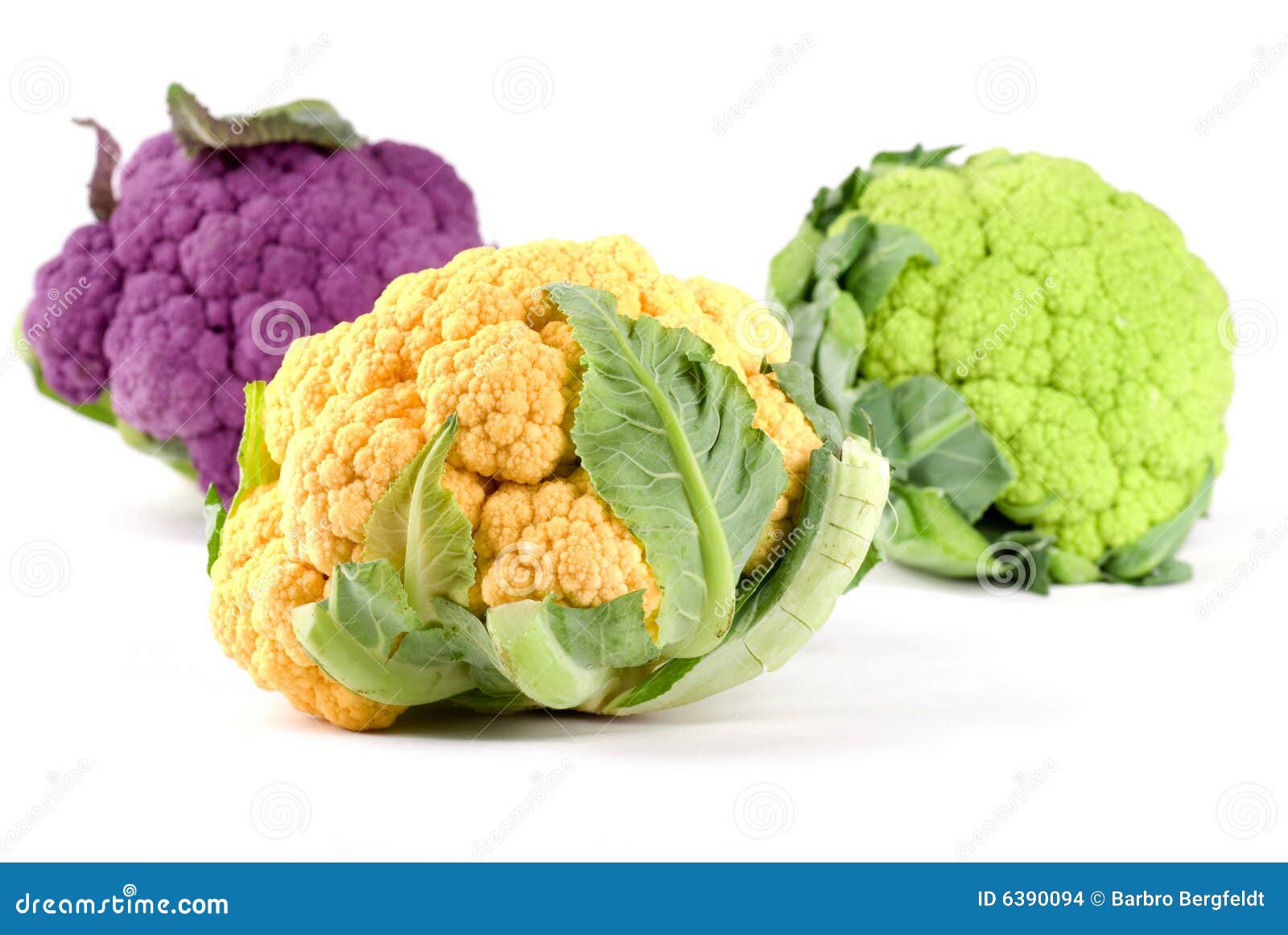 Coliflor foto de archivo. Imagen de coliflor, anaranjado - 6390094