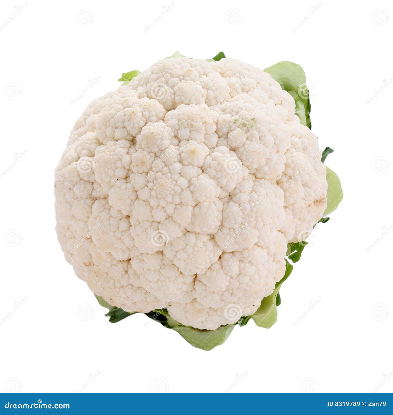 Coliflor fresca imagen de archivo. Imagen de aislado, fresco - 8319789