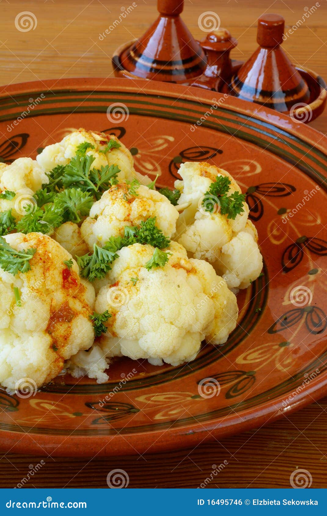 Coliflor Marroquí Del Estilo Foto de archivo - Imagen de vegetariano ...