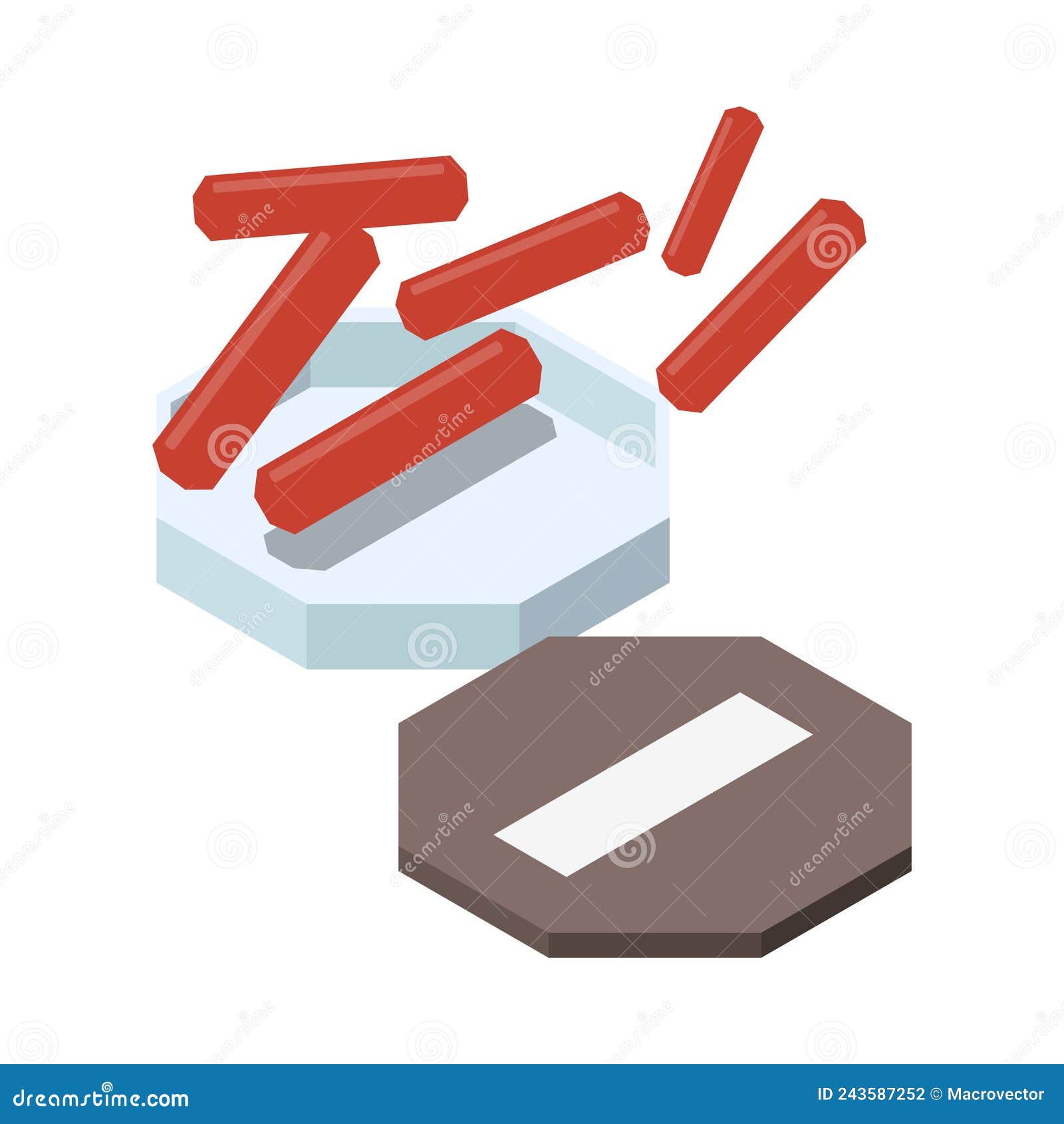 Coliform Bacterium Vaccination Composition Vector Illustration ...
