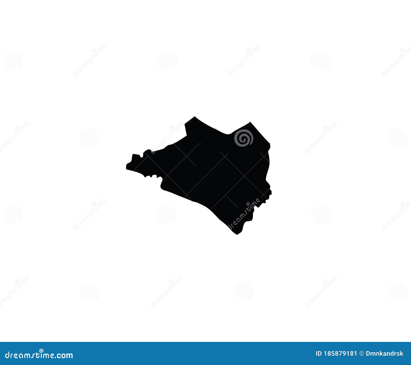 Colima Outline Map Mexico State Stock Vector - Illustration of line ...