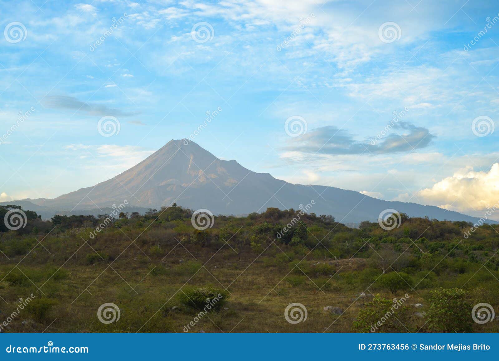 Colima Volcano Mexican Landscape Stock Photo - Image of vacation ...