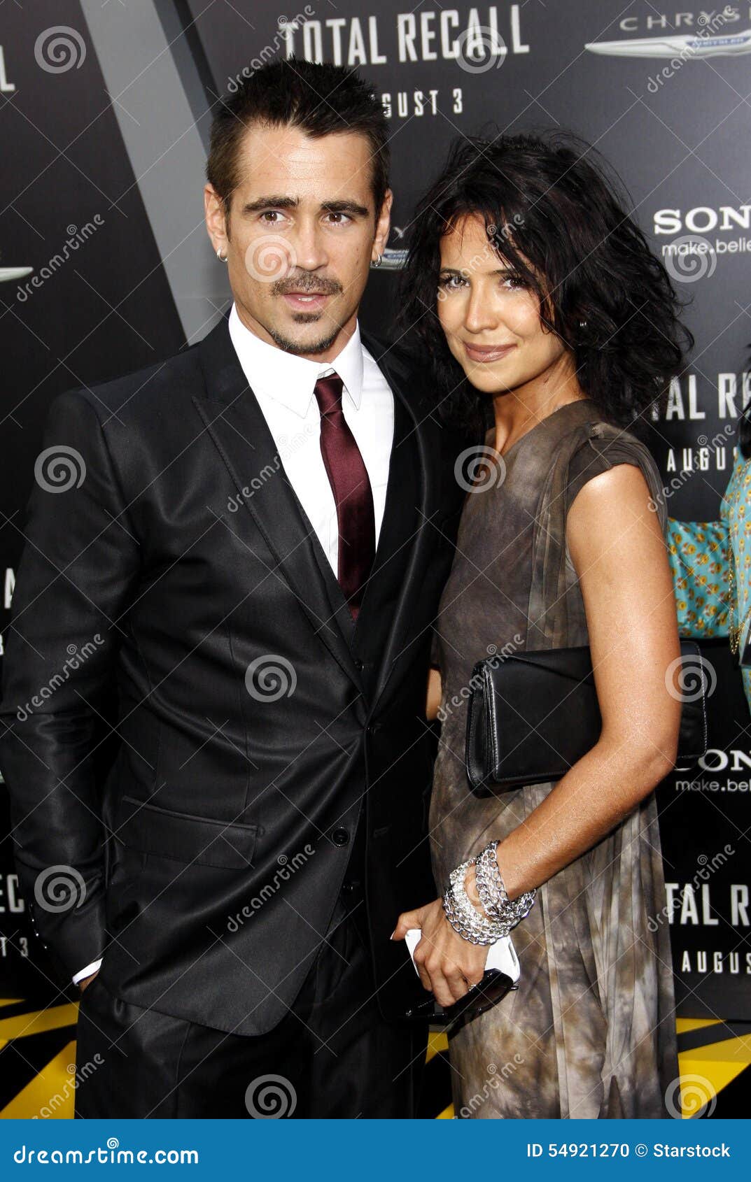 Colin Farrell Y Claudine Farrell Imagen editorial - Imagen de farrell ...