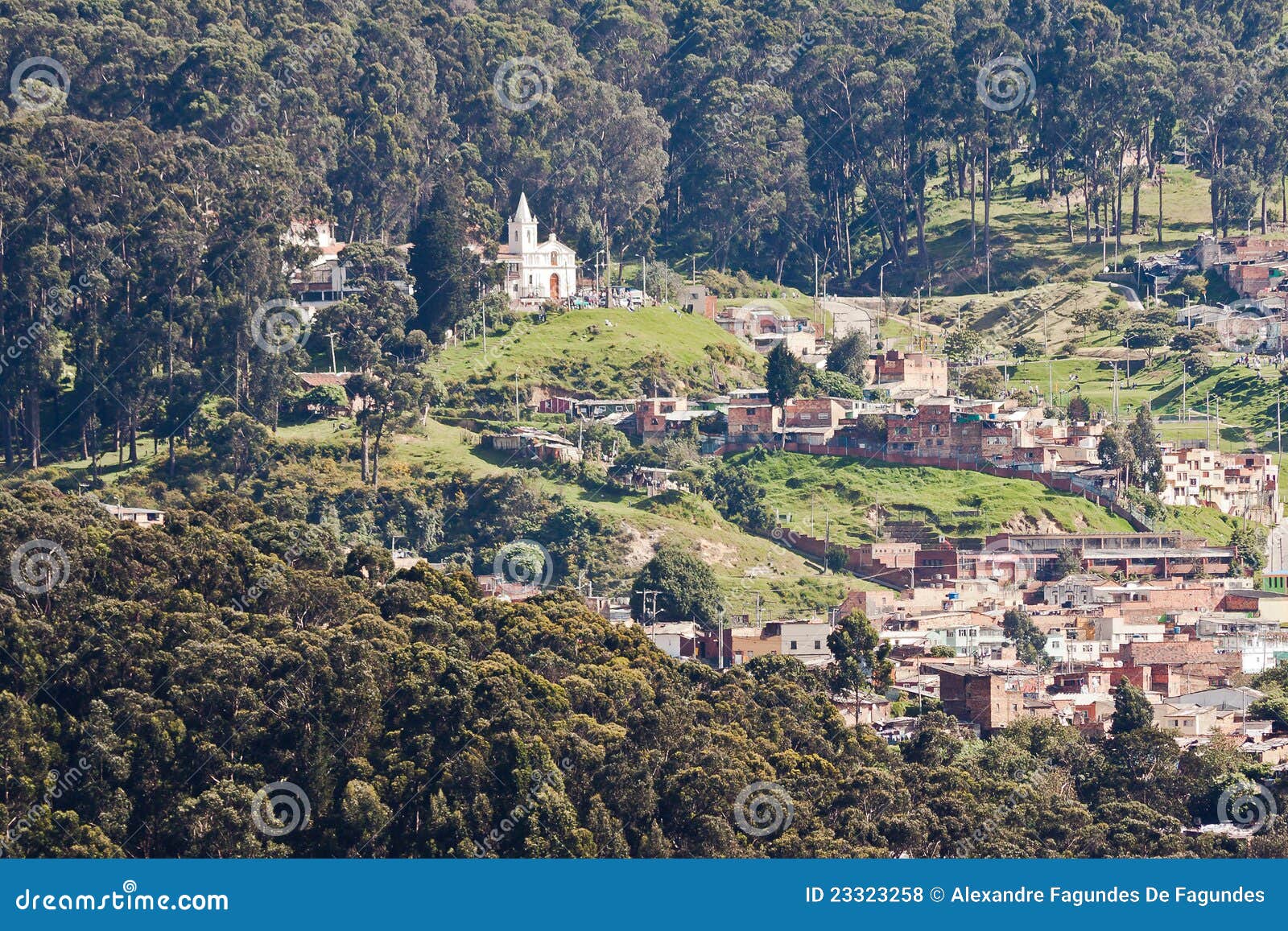 Colinas Colombia de Bogotá foto de archivo. Imagen de bogota - 23323258