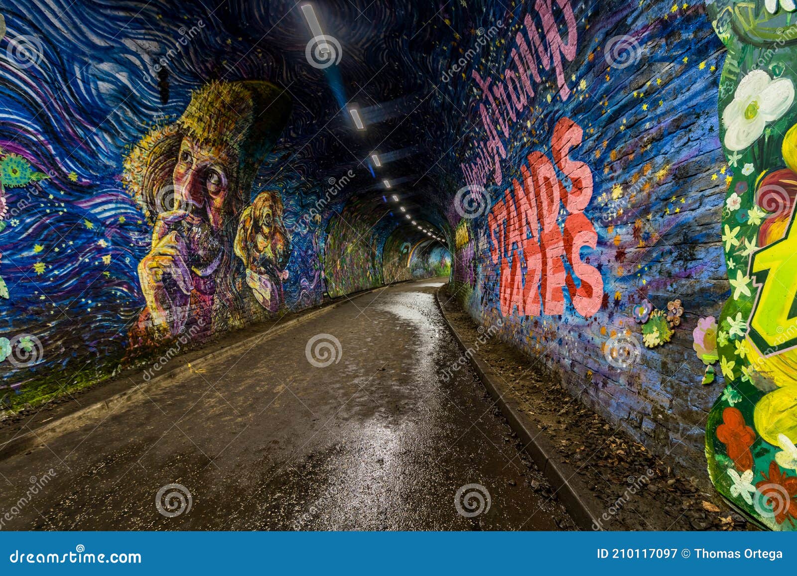 The Colinton Tunnel in Edinburgh, Scotland Editorial Photography ...