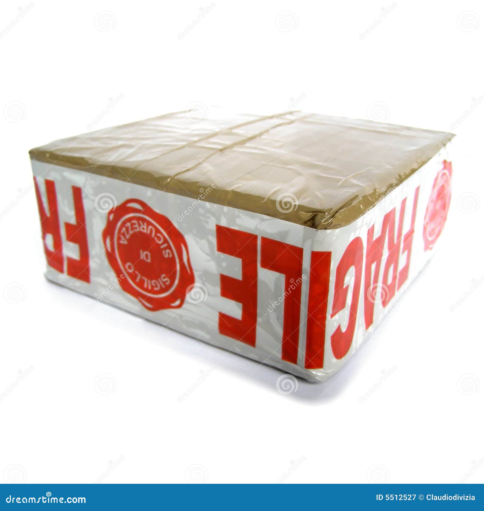 Colis fragile image stock. Image du conteneur, expédition - 5512527