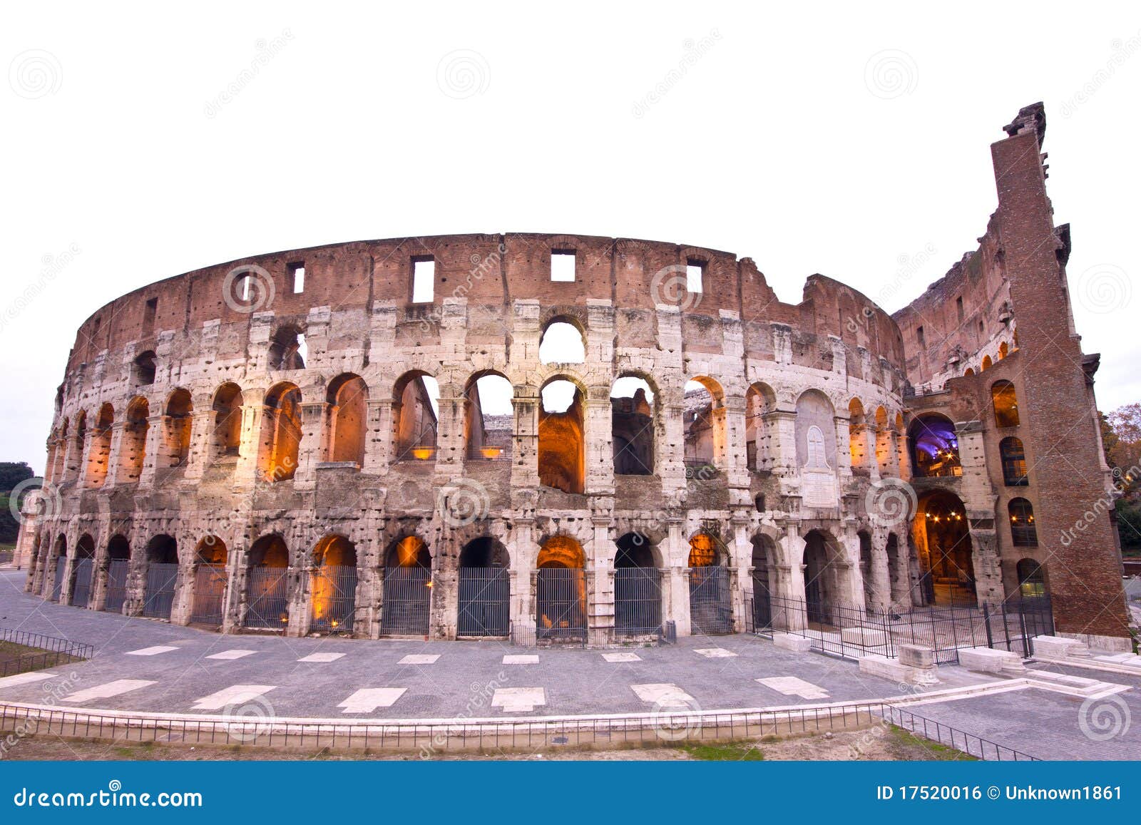 Coliseum stock photo. Image of destination, illuminated - 17520016