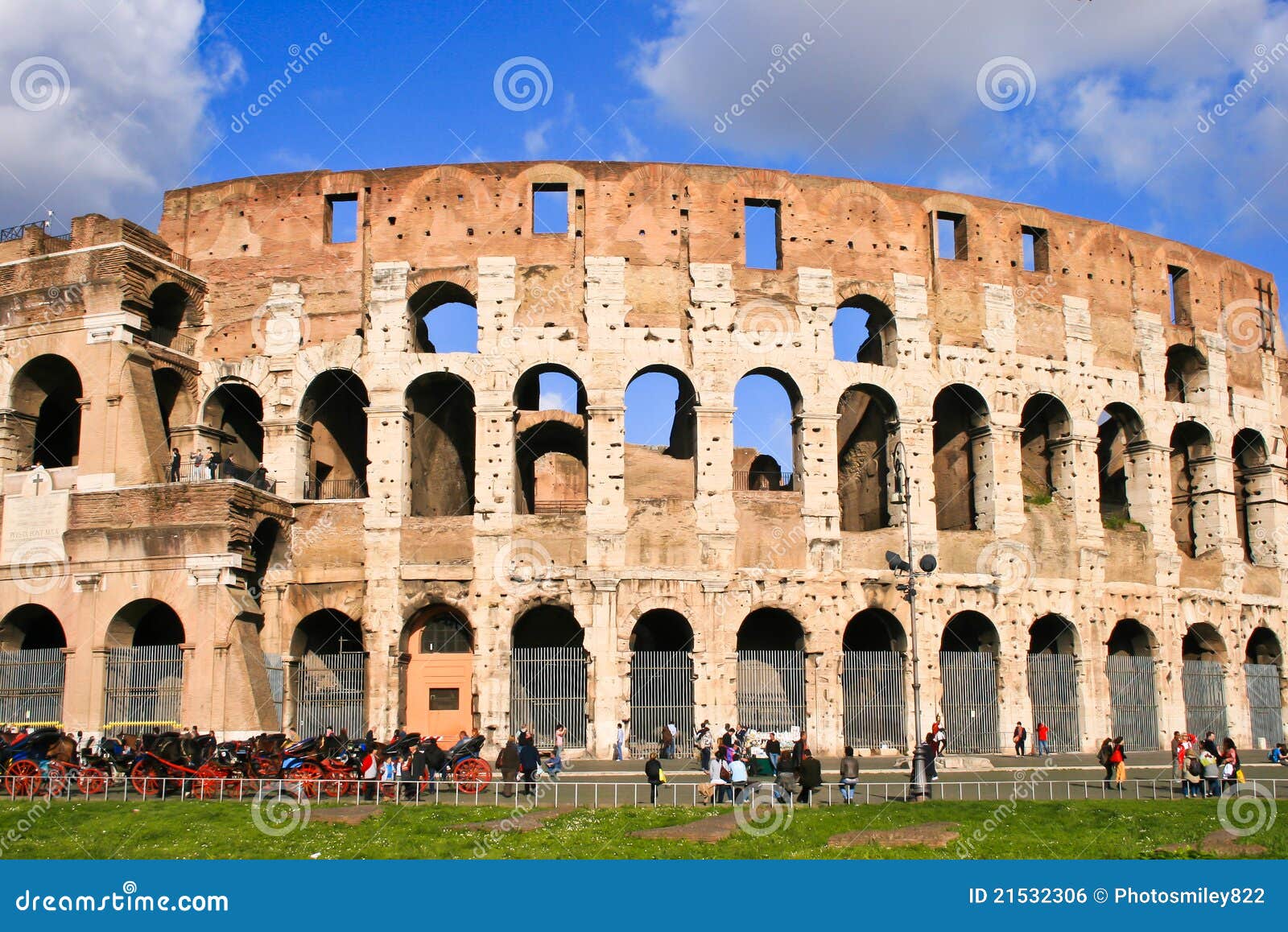 Coliseum stock photo. Image of traveler, history, grass - 21532306