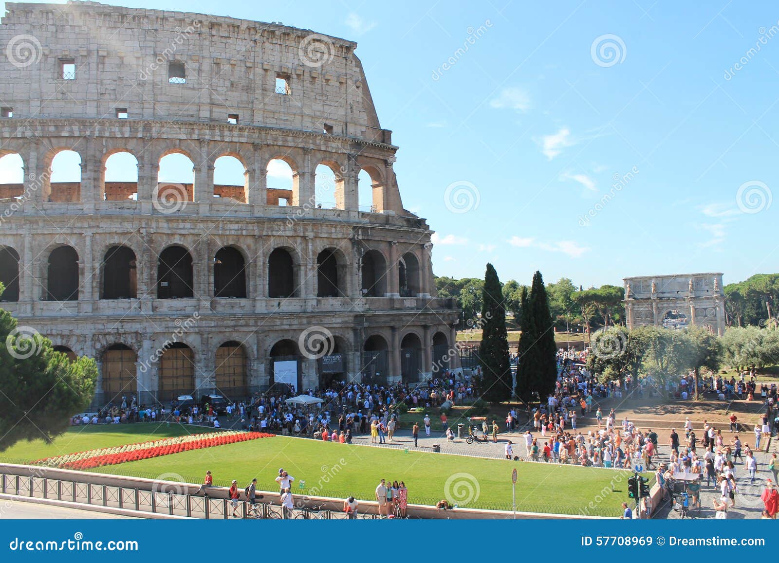 Coliseum stock image. Image of brown, ancient, arch, beauty - 57708969