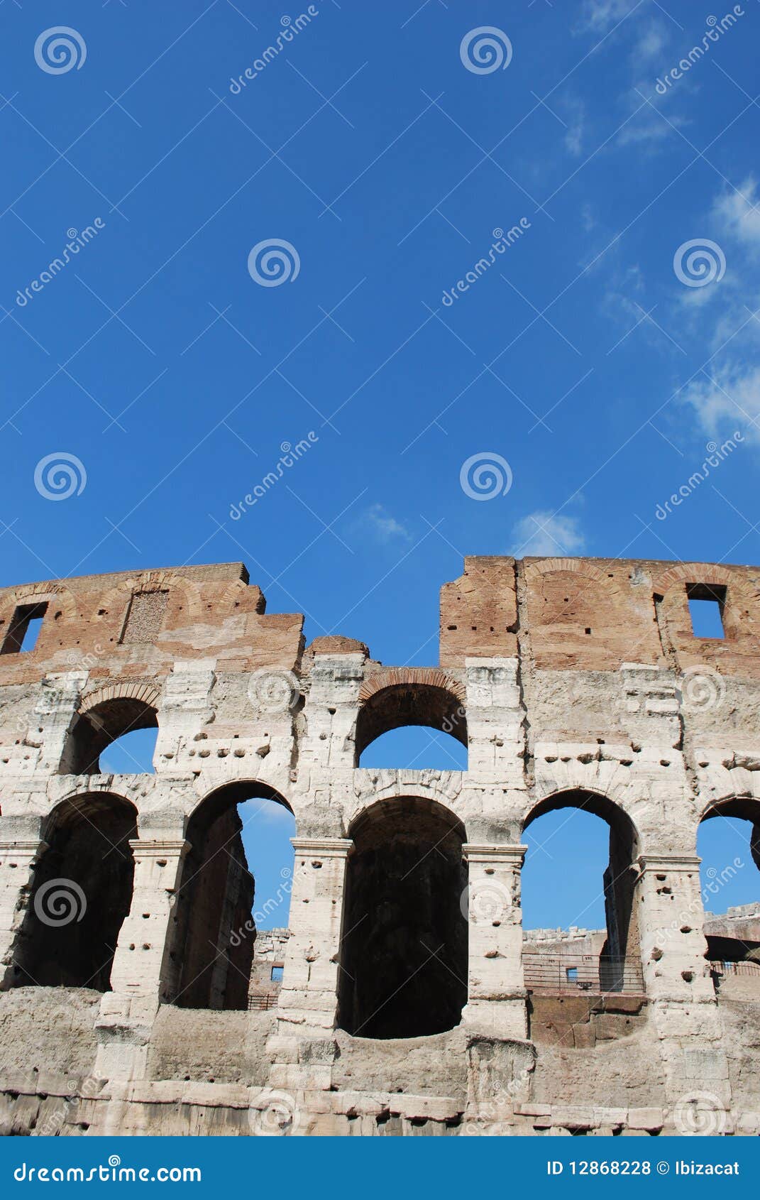 Coliseum arcs stock photo. Image of building, martyr - 12868228